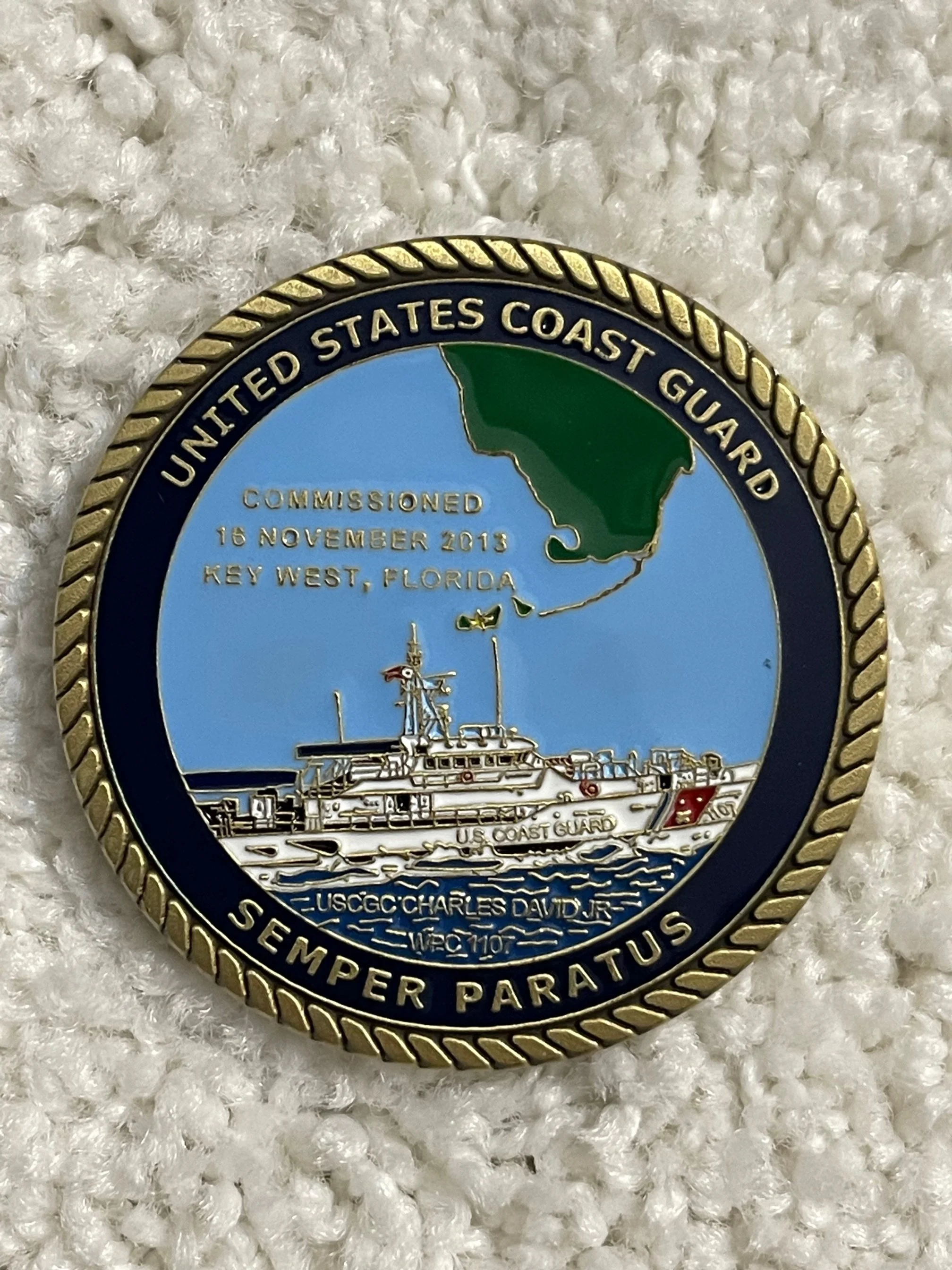 154' Sentinel-class Cutters — U.S. Coast Guard Challenge Coins
