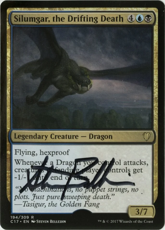 Acrylic Painting on Theros Forest Artist Proof — Steven Belledin ...