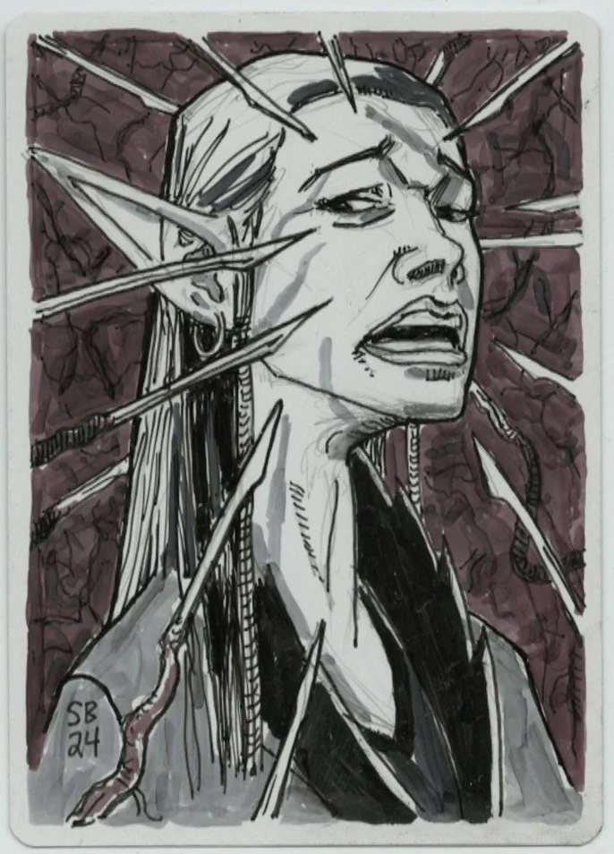 Drawing on a Duress Artist Proof With Signature — Steven Belledin ...