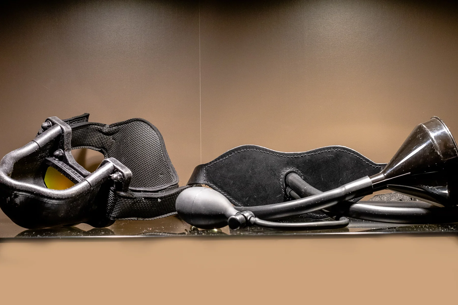 Urinal Gag and Inflatable Funnel Gag — KINK ON SET