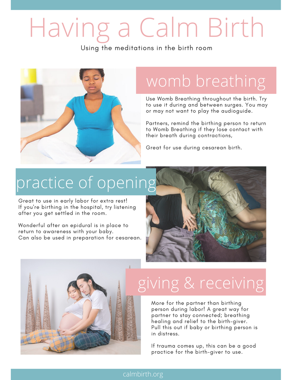 Having a Calm Birth — Calm Birth Meditation