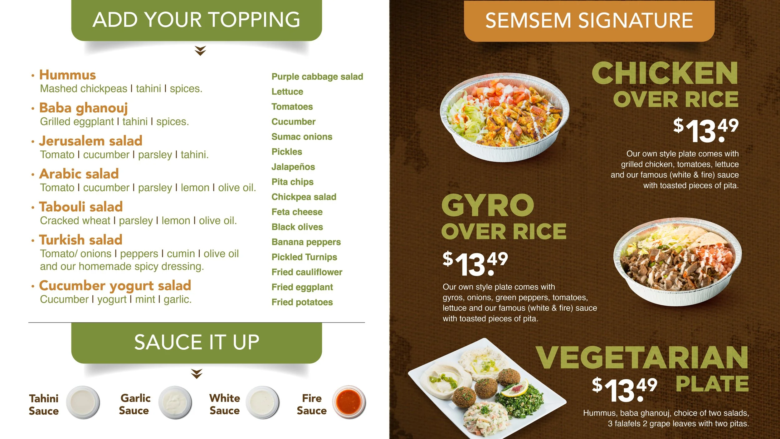 Menu — SemSem Mediterranean