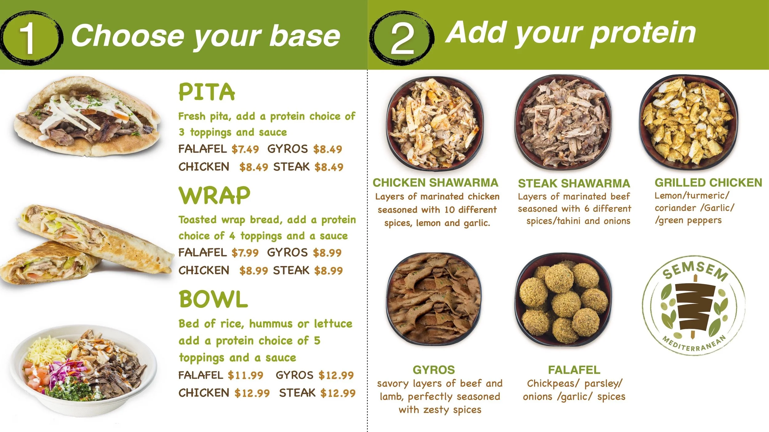 Menu — SemSem Mediterranean