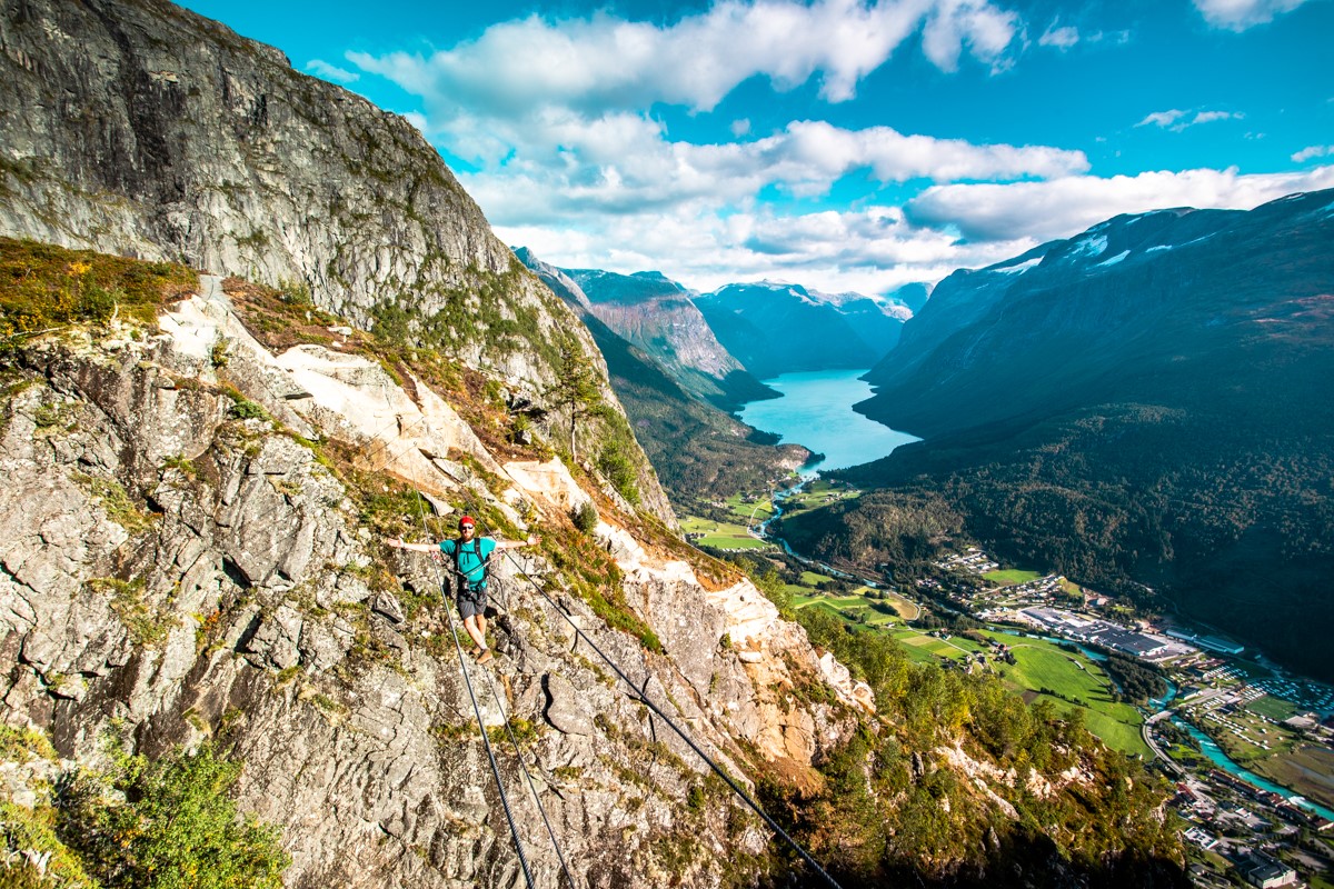 Via Ferrata Loen, Stryn, Nordfjord — Loen Skylift