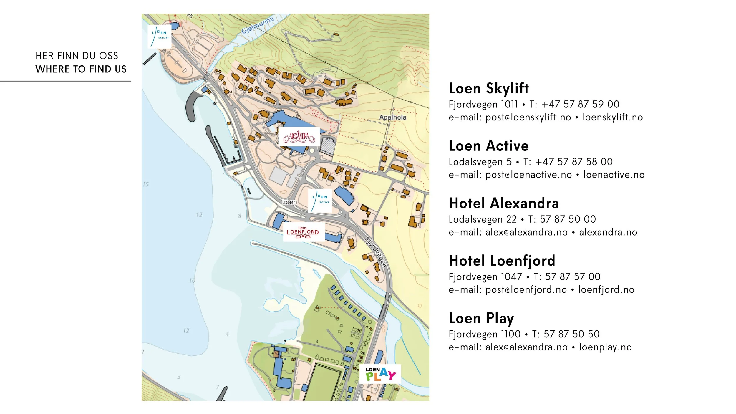 Overnatting i Loen - hotell og leiligheter — Loen Skylift
