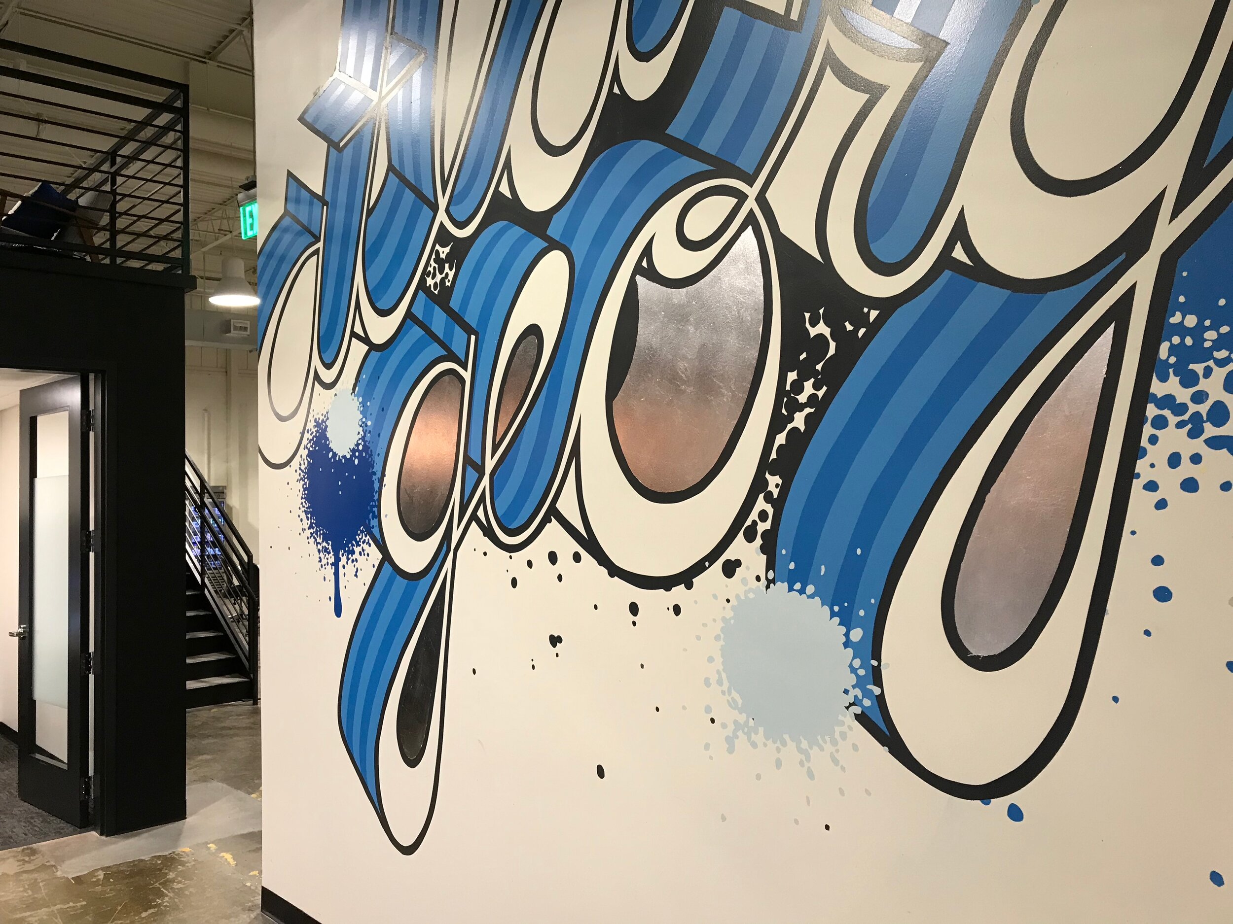 Google Fiber Mural by Tindel — The Creative Life