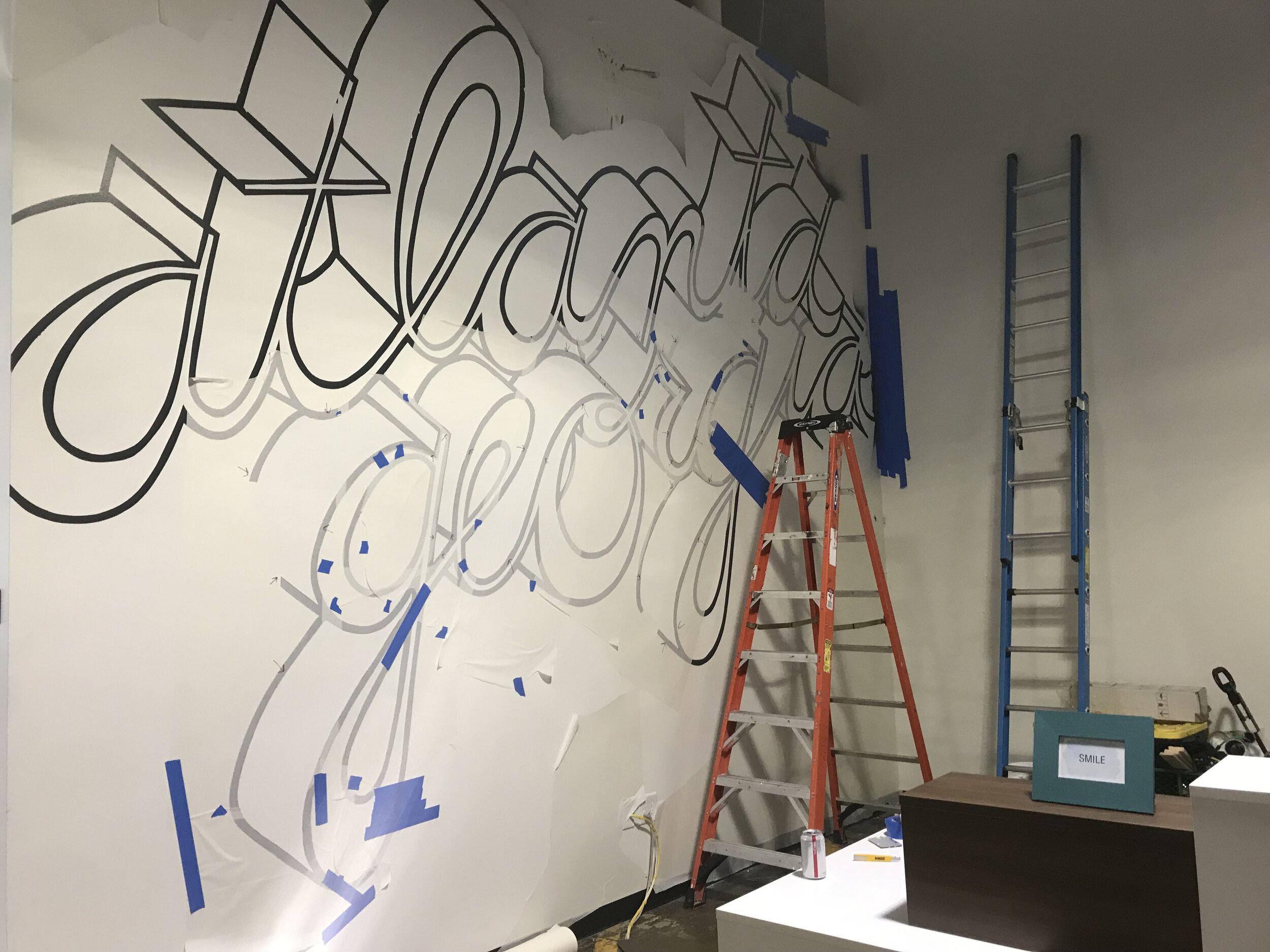 Google Fiber Mural by Tindel — The Creative Life