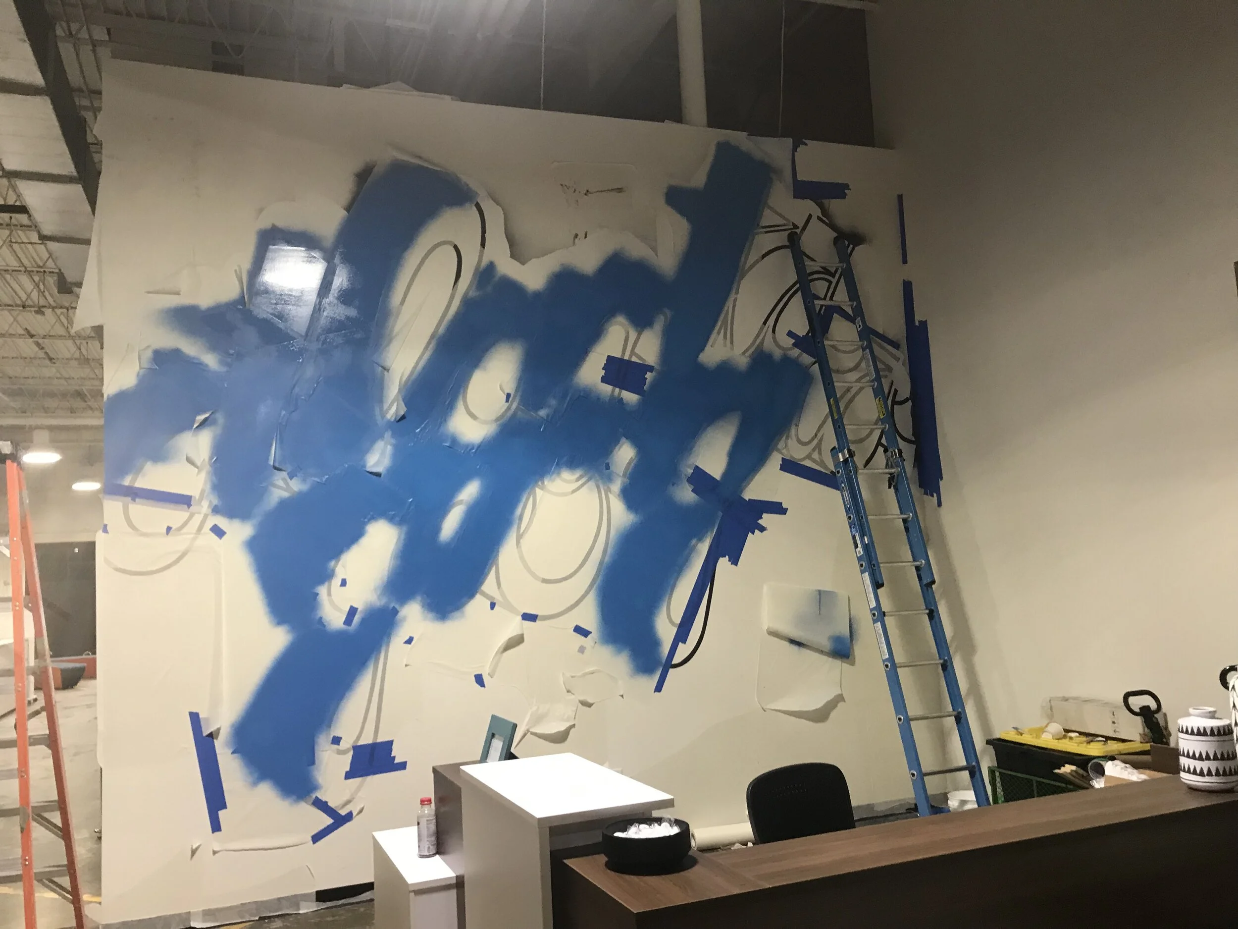 Google Fiber Mural by Tindel — The Creative Life