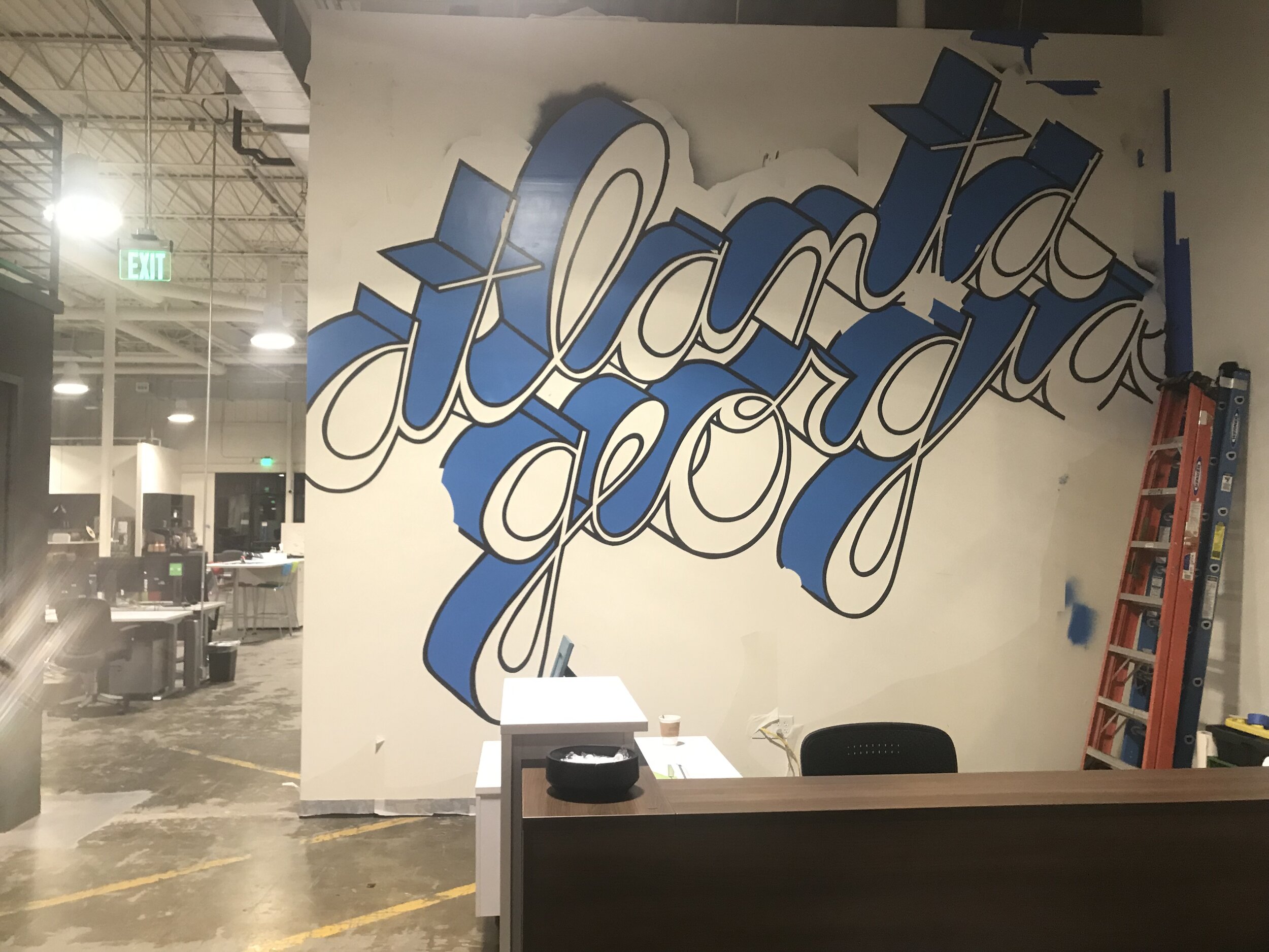 Google Fiber Mural by Tindel — The Creative Life