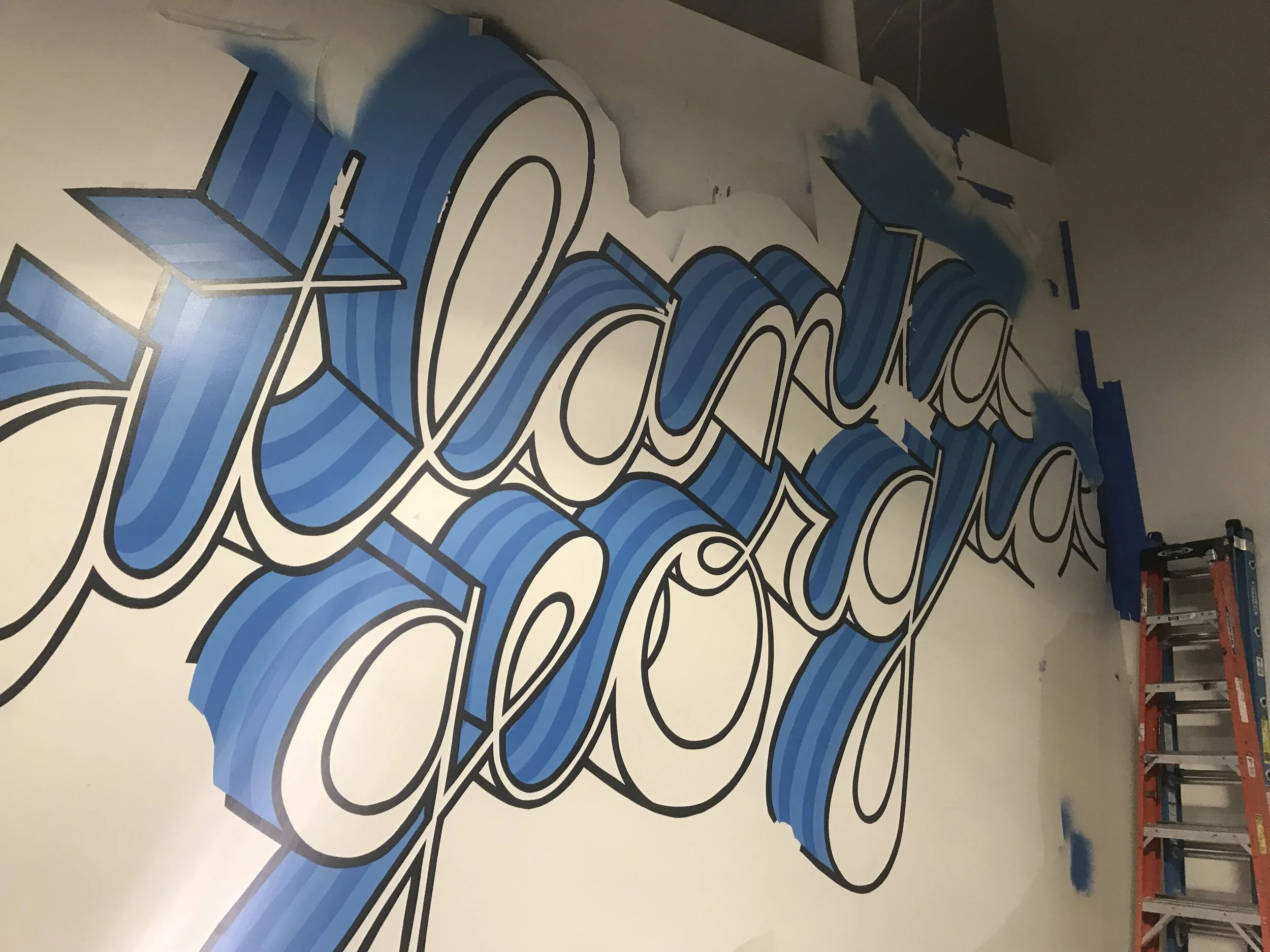 Google Fiber Mural by Tindel — The Creative Life