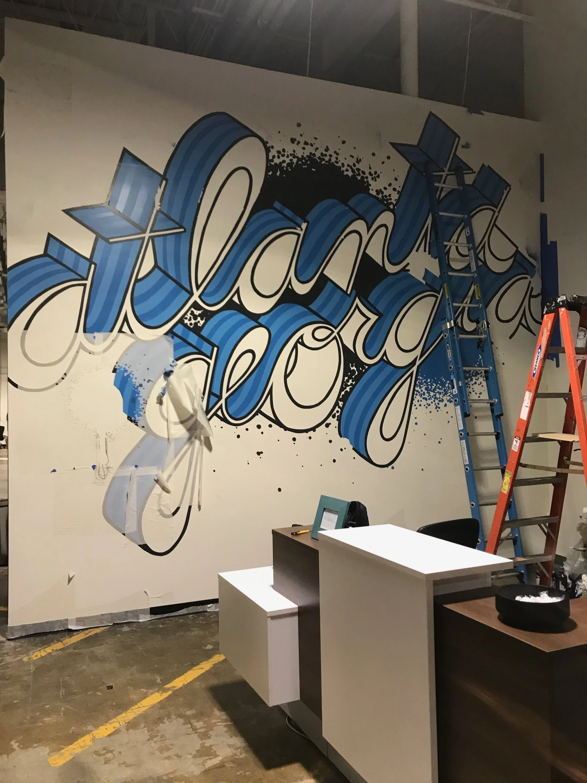 Google Fiber Mural by Tindel — The Creative Life