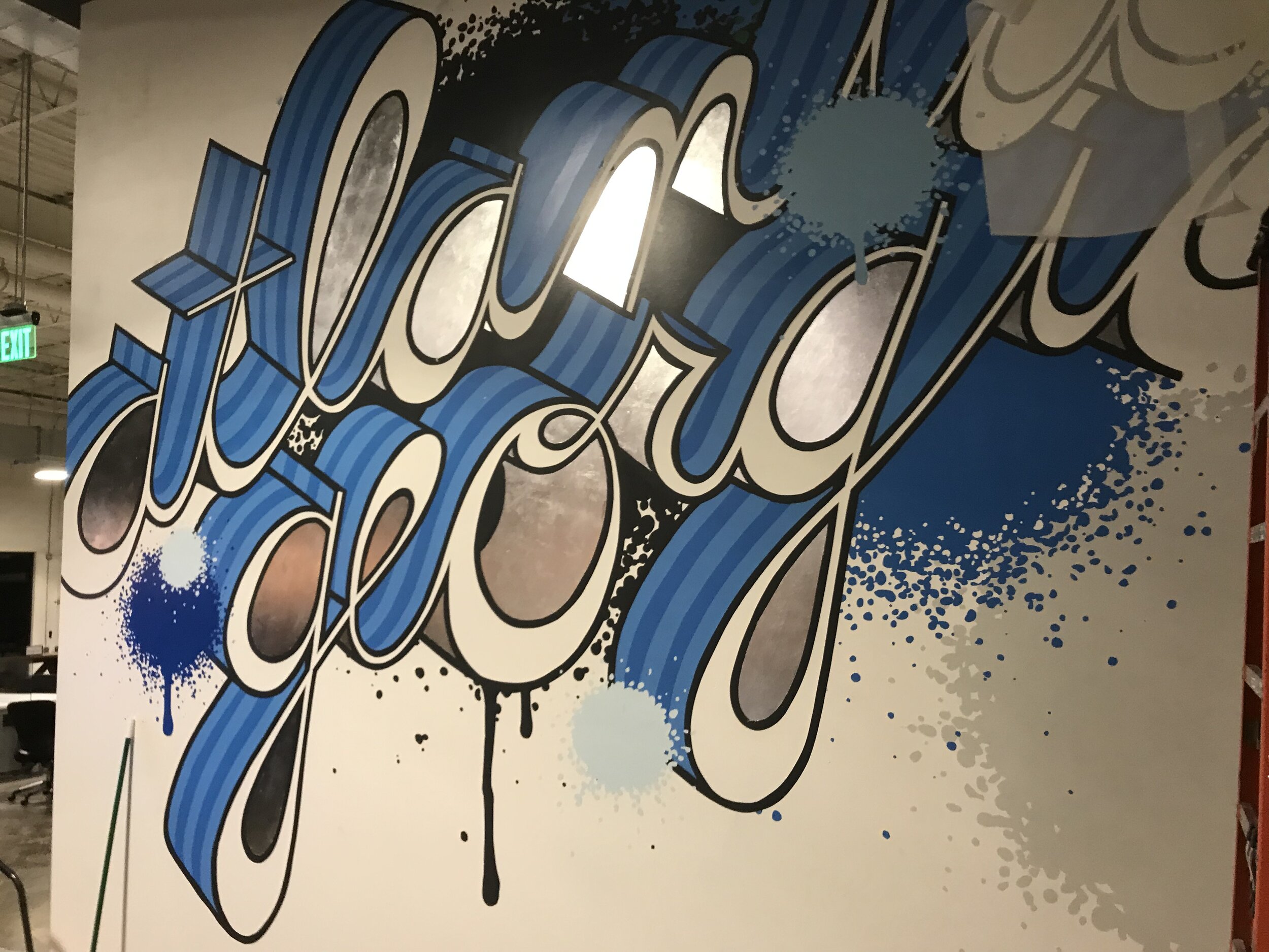 Google Fiber Mural by Tindel — The Creative Life