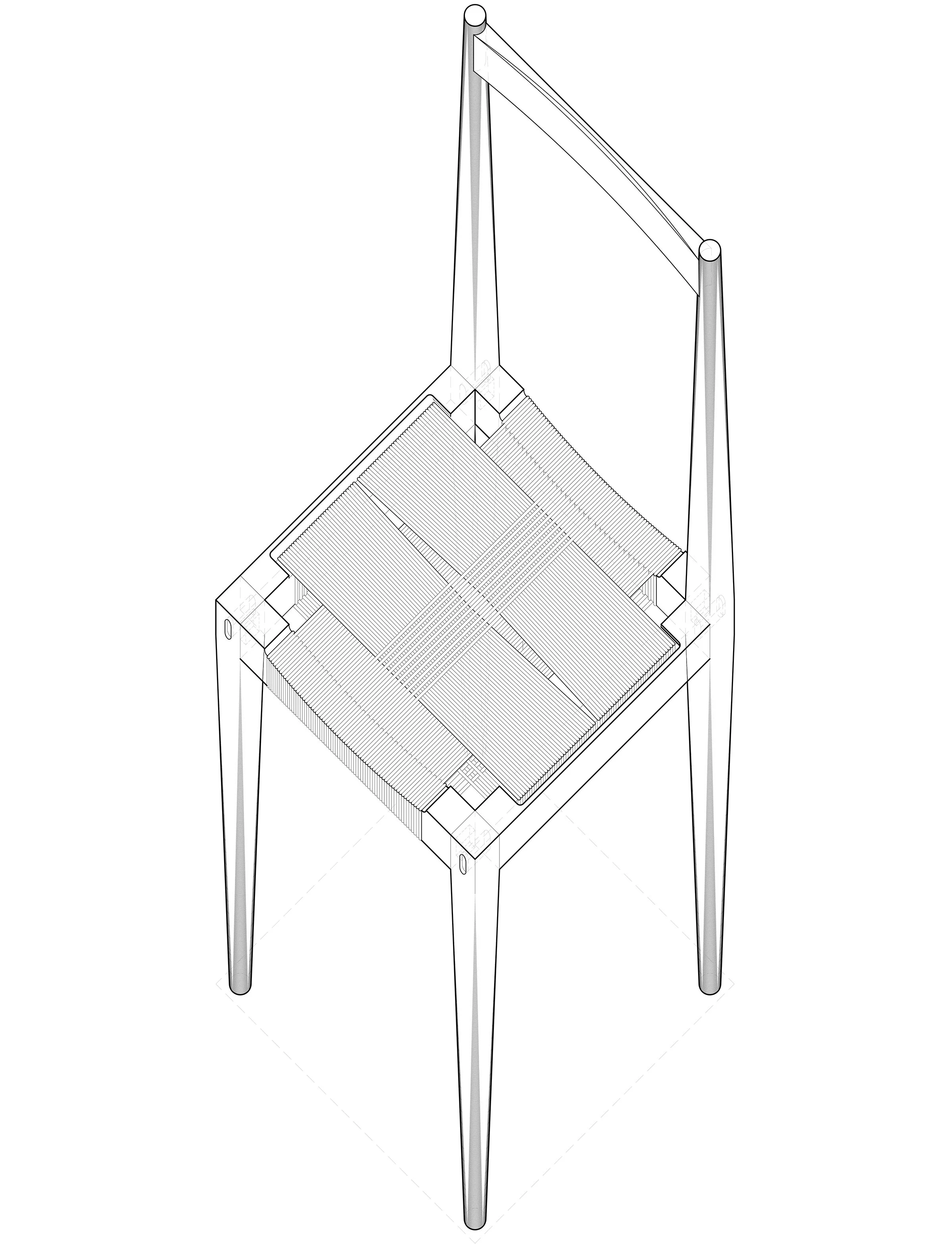 Mark Baechler — MB01 - Drawing Chair and MB02 Drawing Table