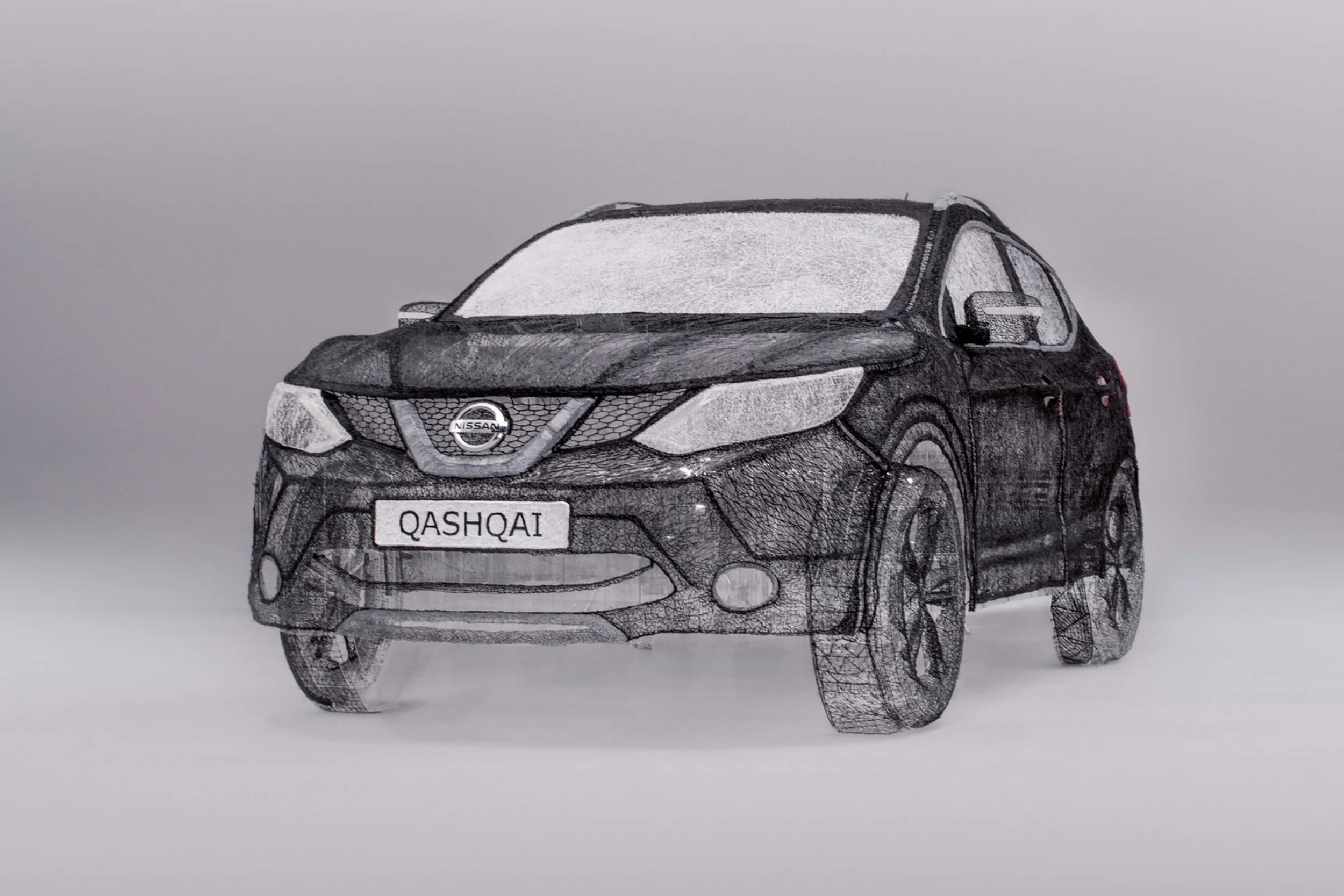 Nissan creates world’s largest 3D pen sculpture — Ecurie