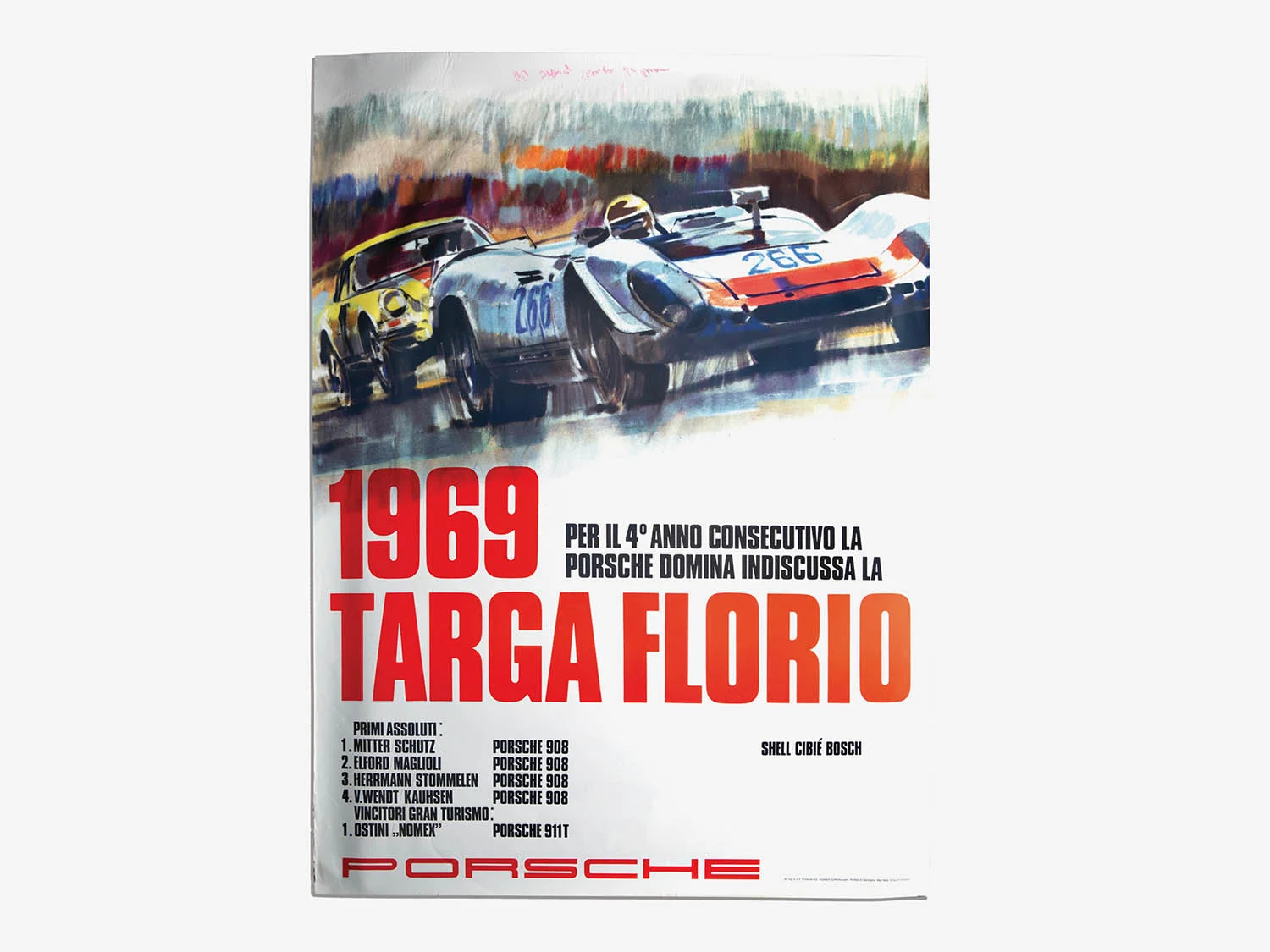 Porsche Racing posters from the 1960-1980s — Ecurie