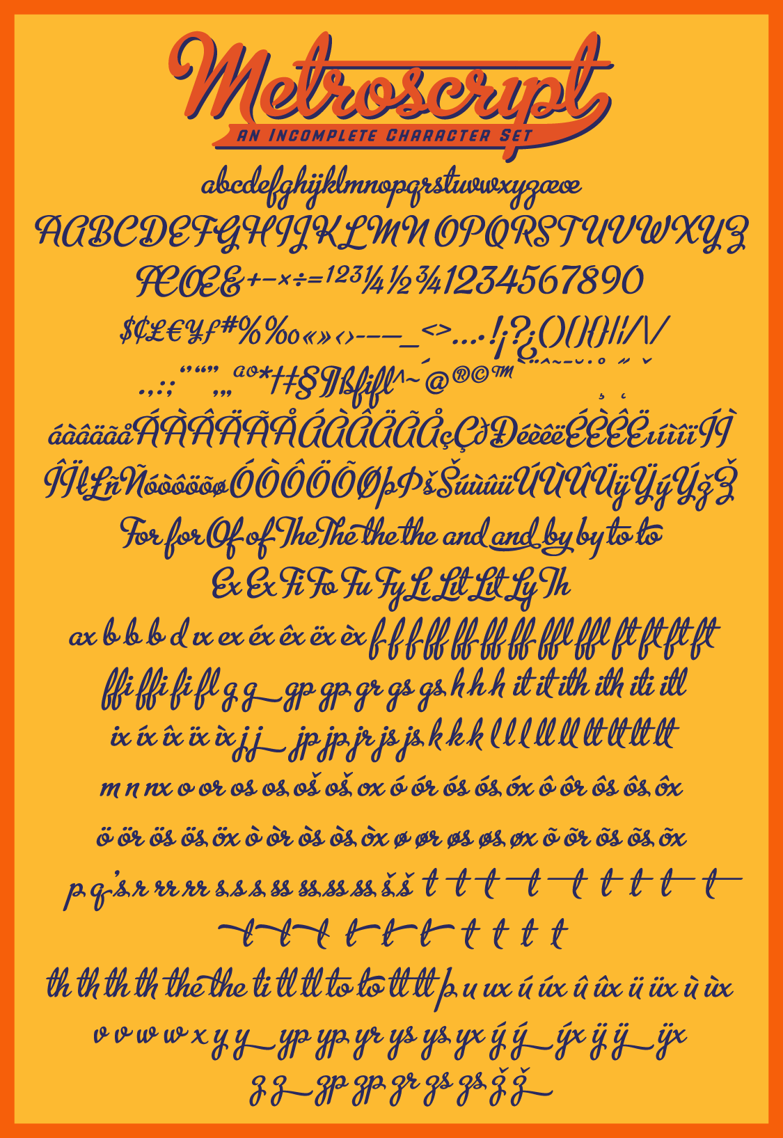 Metroscript — Michael Doret