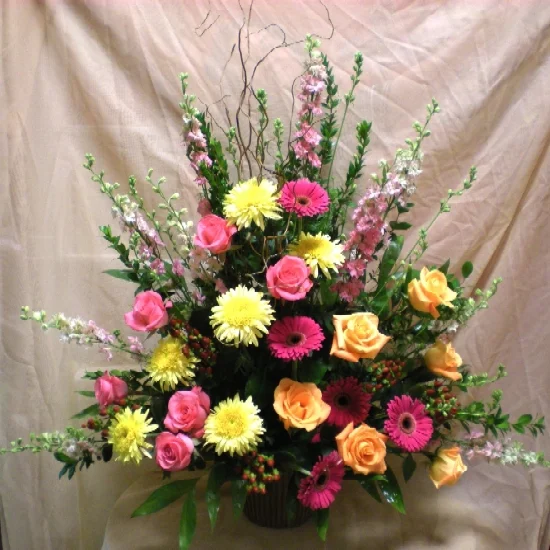 Fan Flower Arrangement
