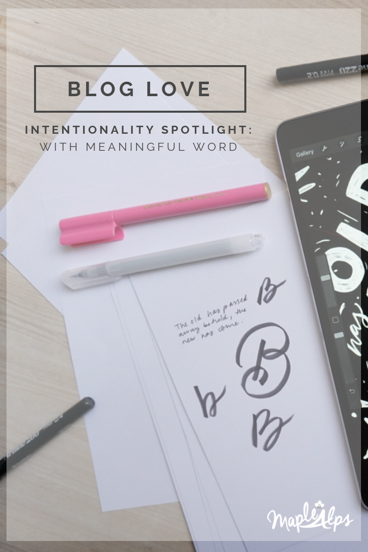 Intentionality Spotlight: Naida of Meaningful Word — Maple Alps