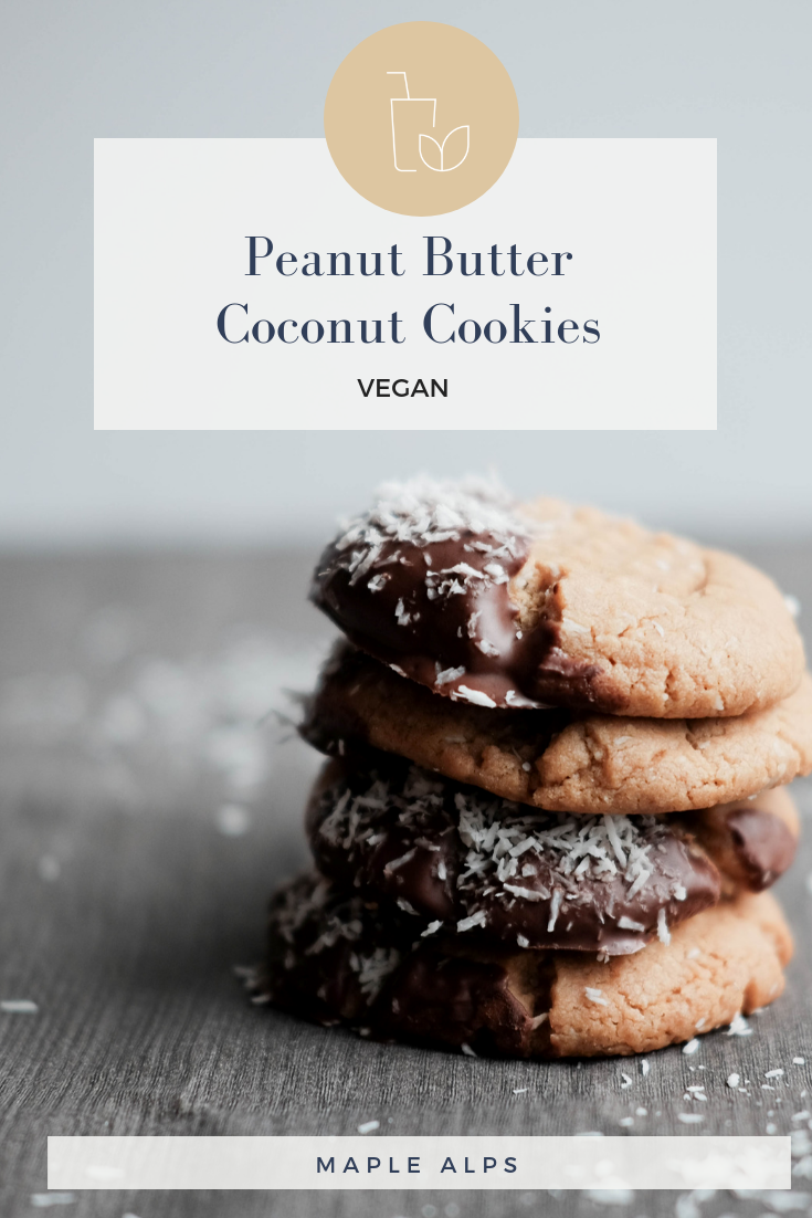 Peanut Butter Coconut Cookies (vegan) — Maple Alps