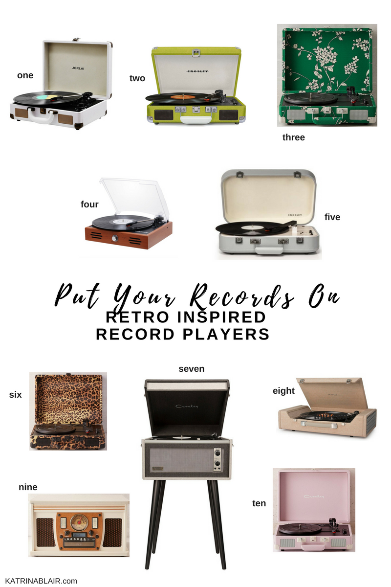 Put Your Records On | Vintage Inspired Record Players — Katrina Blair ...