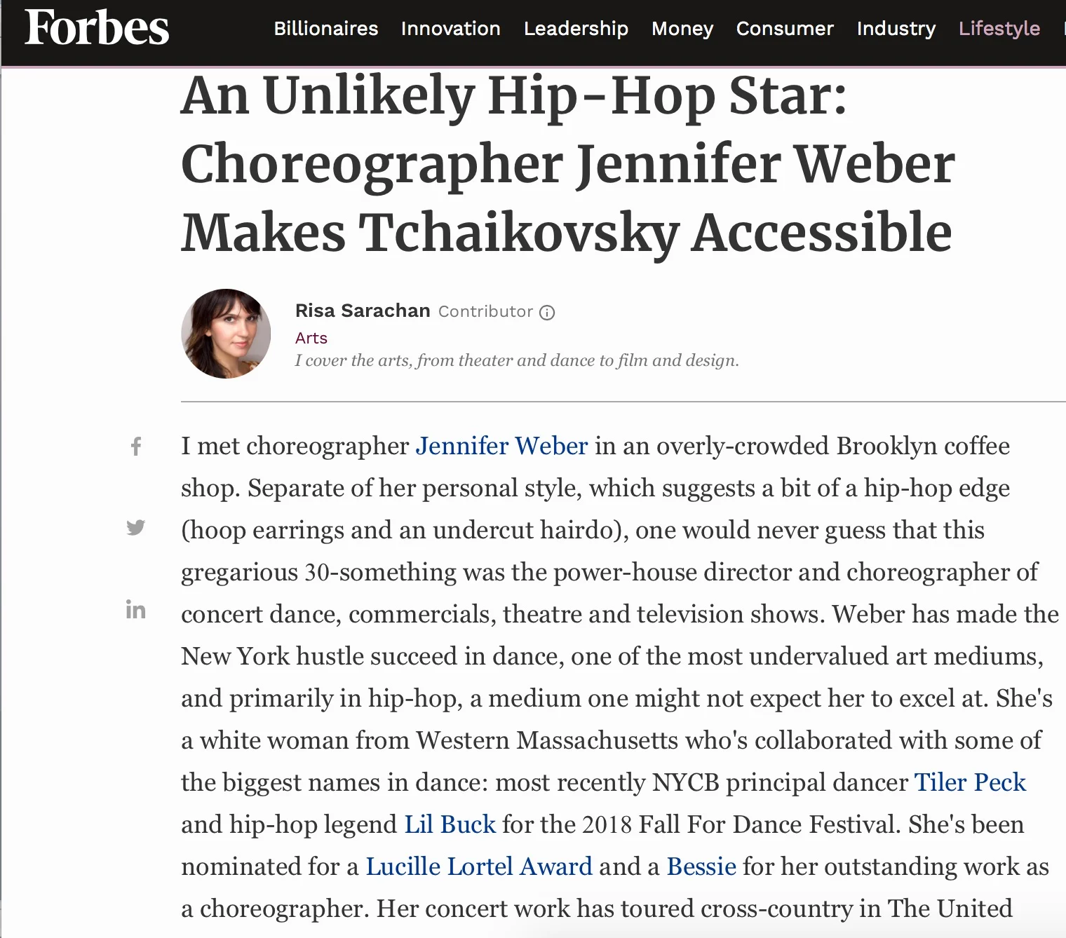 press — Jennifer Weber