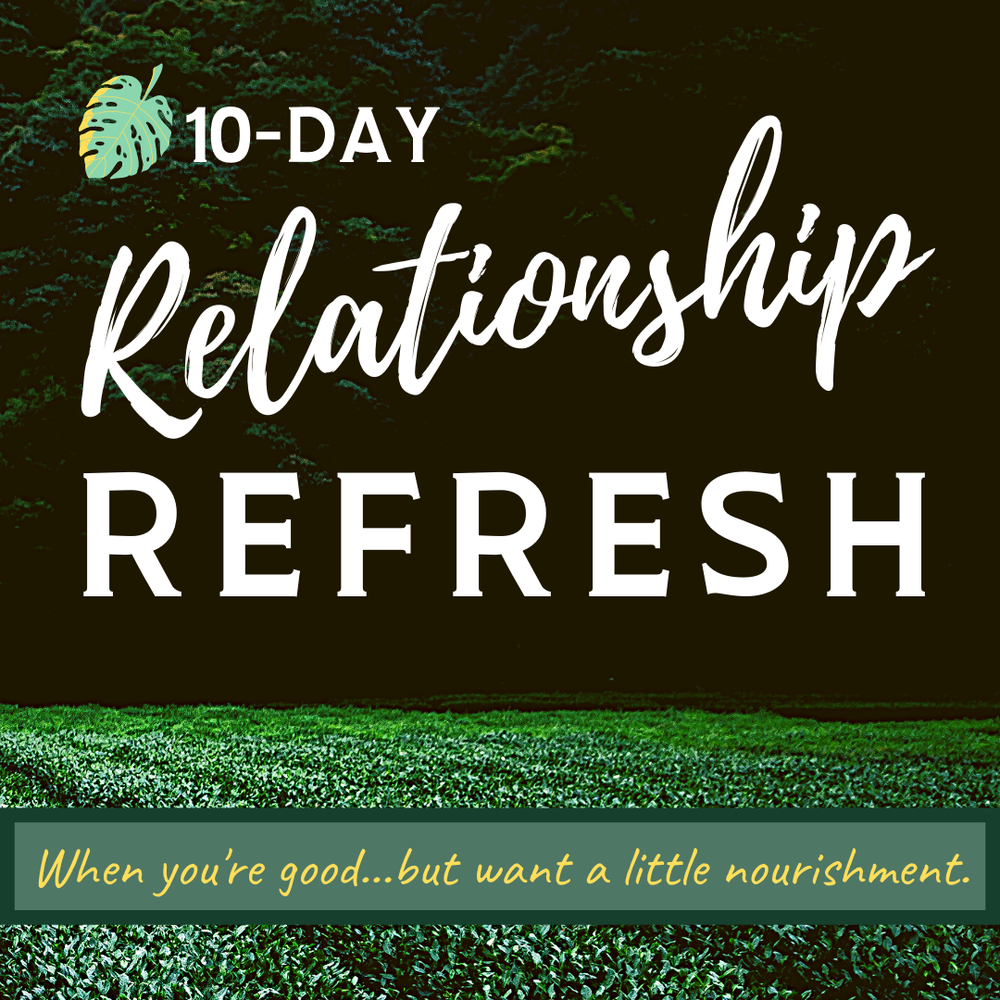 Could Your Relationship Use a Boost? 10-Day Relationship REFRESH — Dr ...