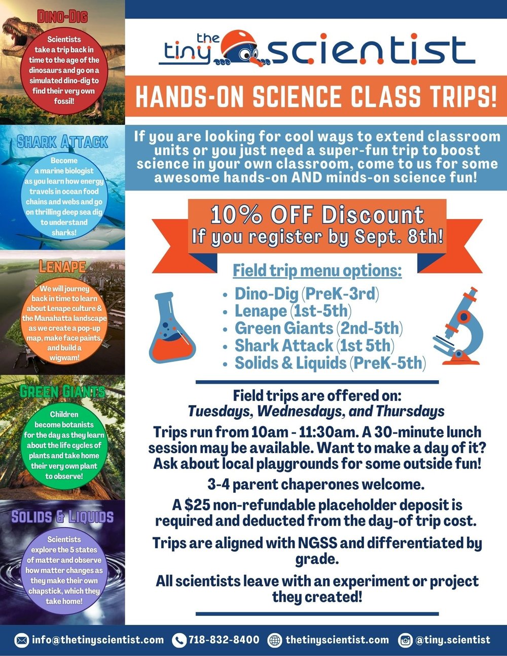 Class Trips (old) — The Tiny Scientist