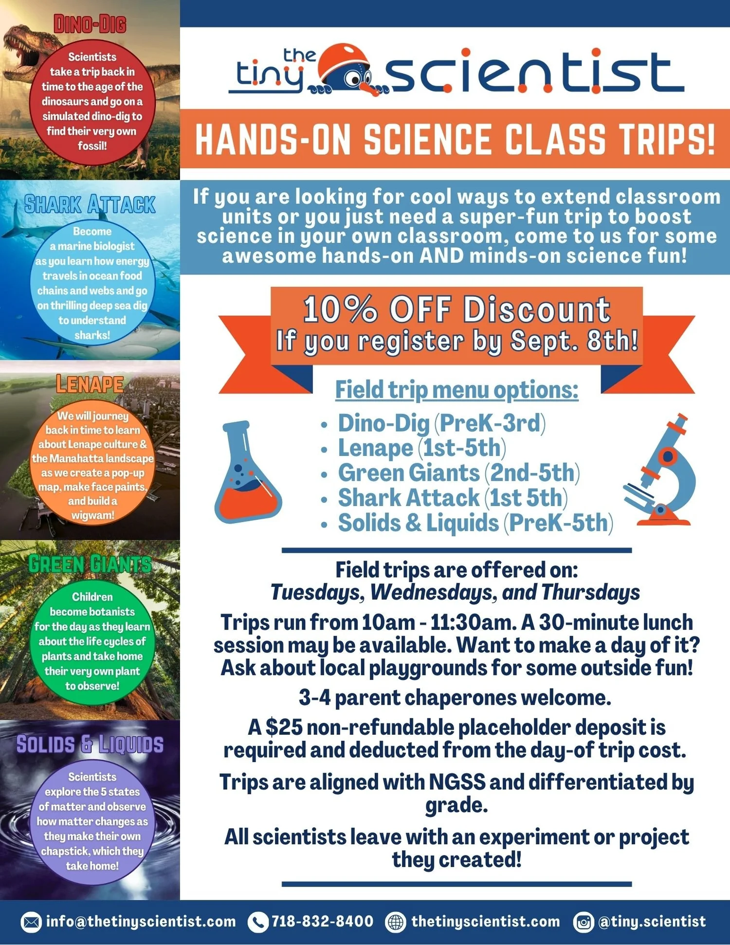 Class Trips — The Tiny Scientist