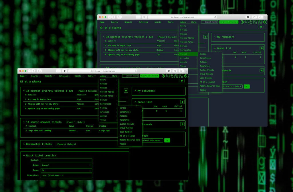Retro Chic Theme for RT – Request Tracker