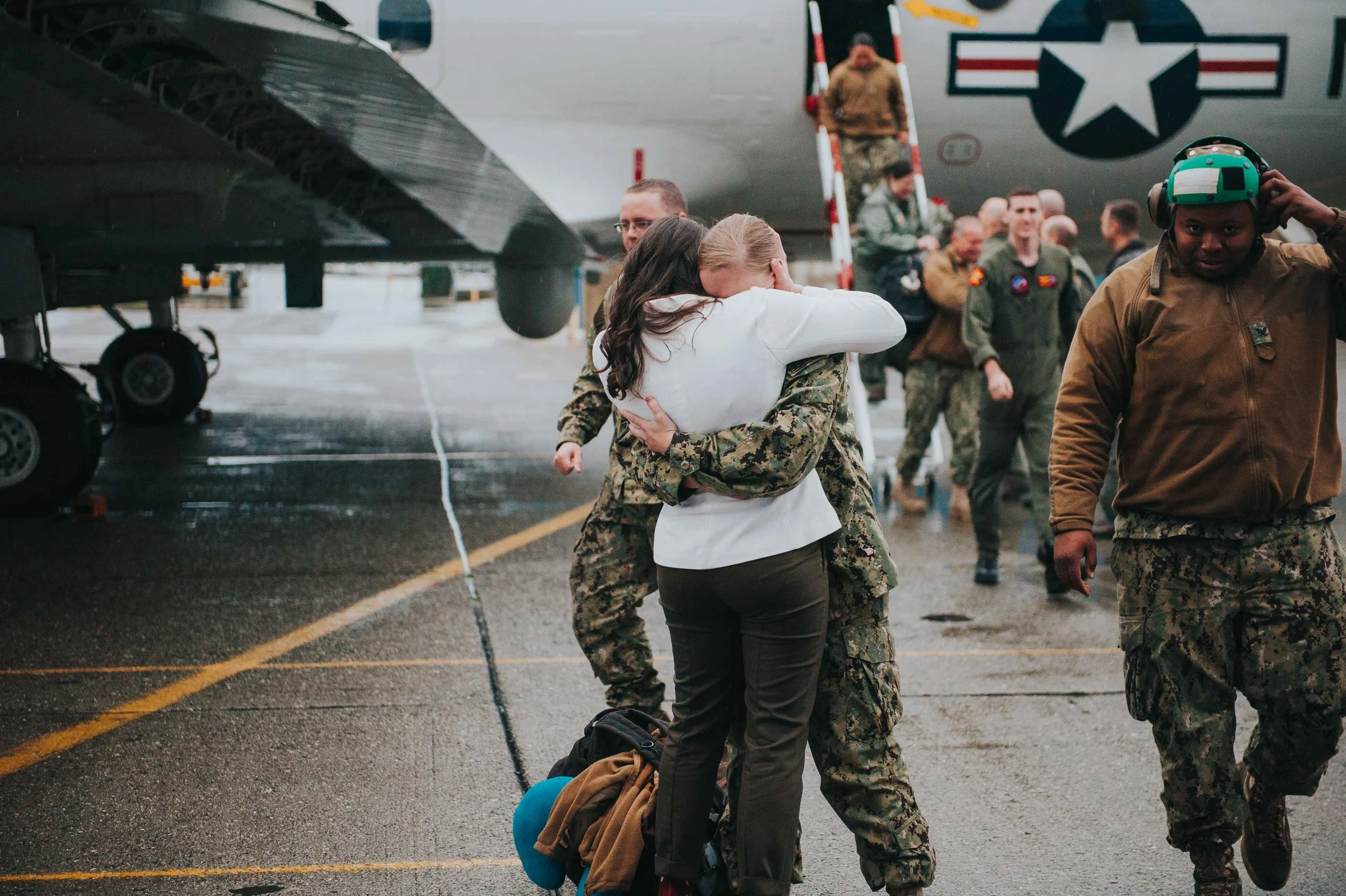 Military Couple Homecoming