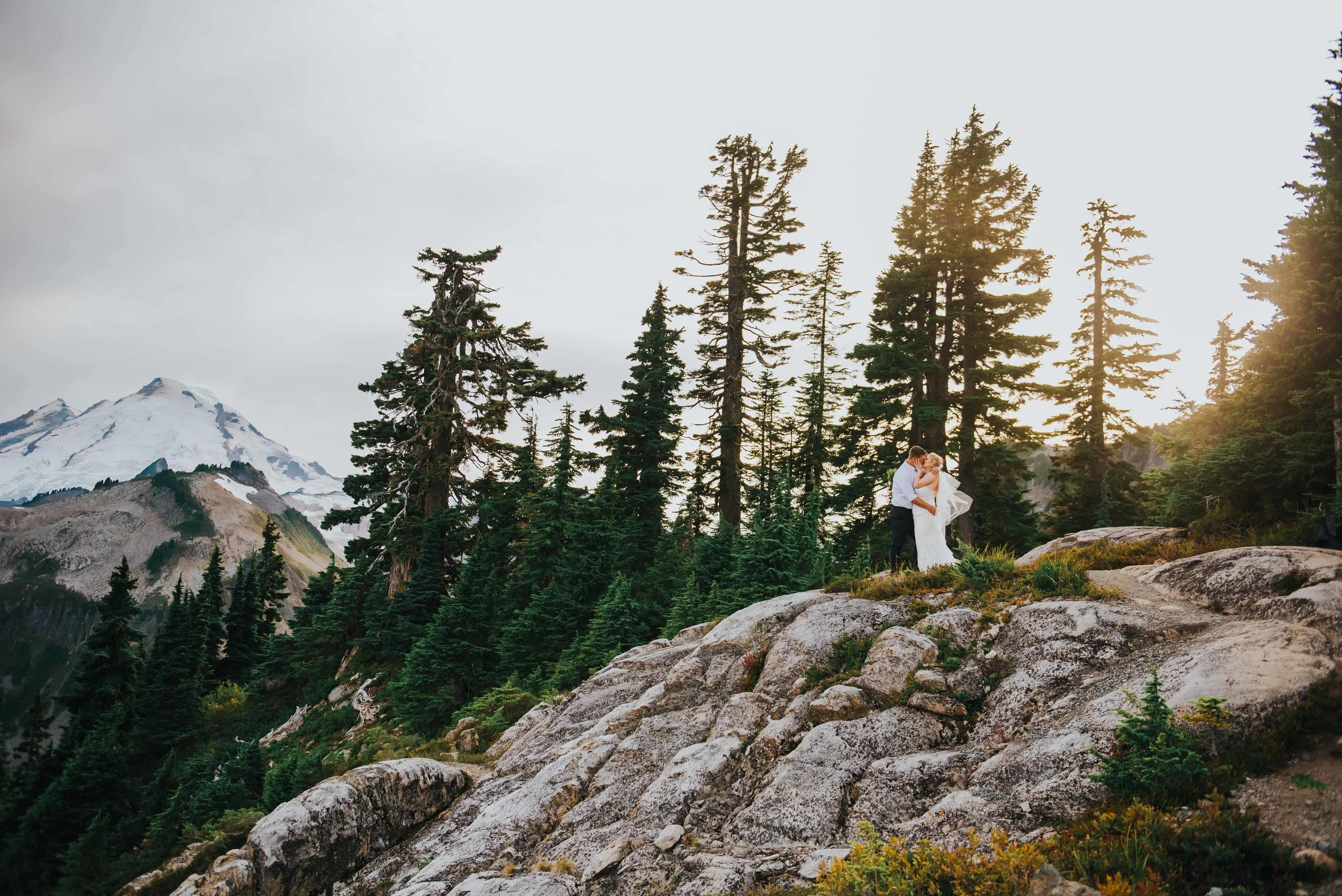 Janel + Coaltyn | Mount Baker Elopement | Artist Point Wedding — J ...