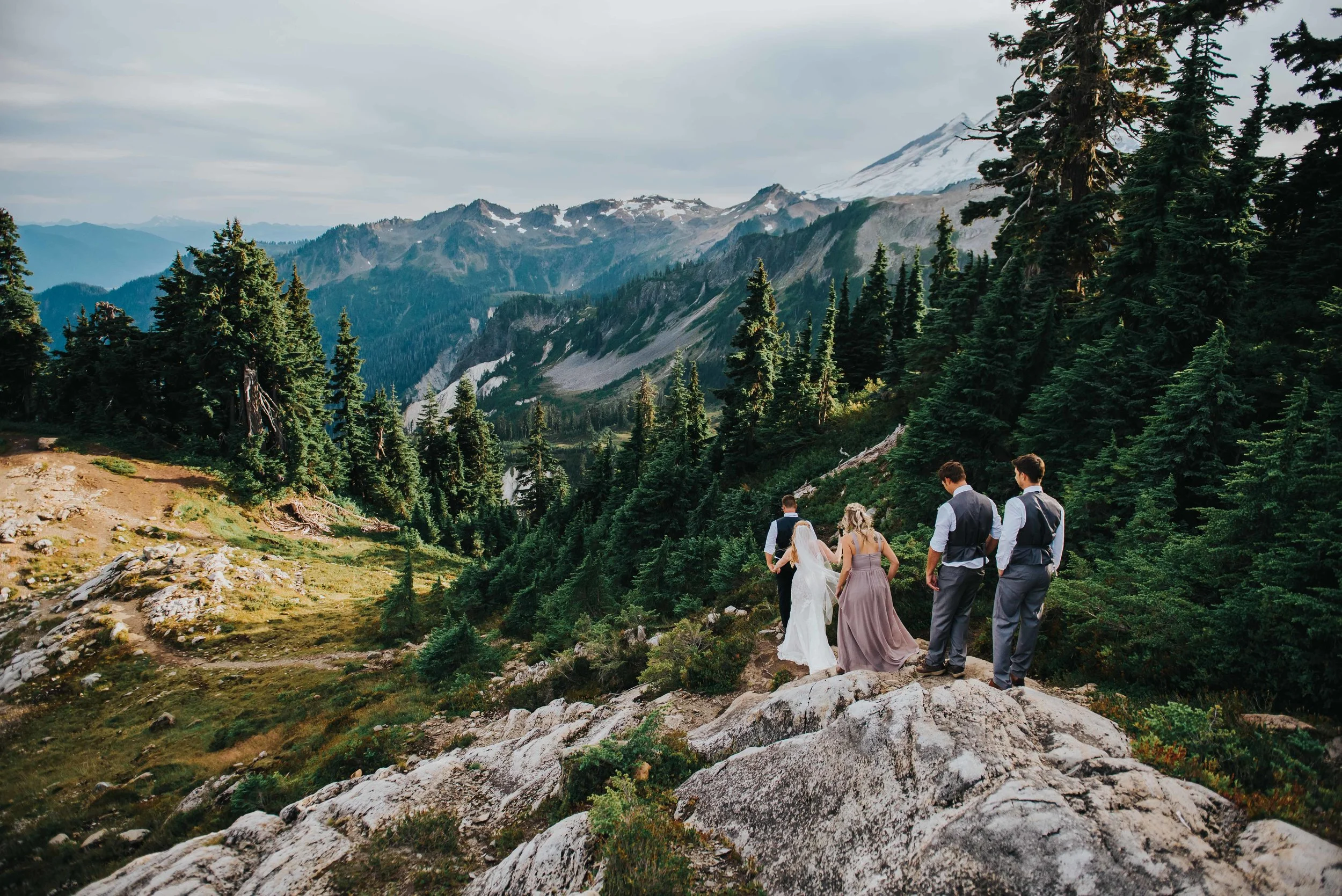Janel + Coaltyn | Mount Baker Elopement | Artist Point Wedding — J ...