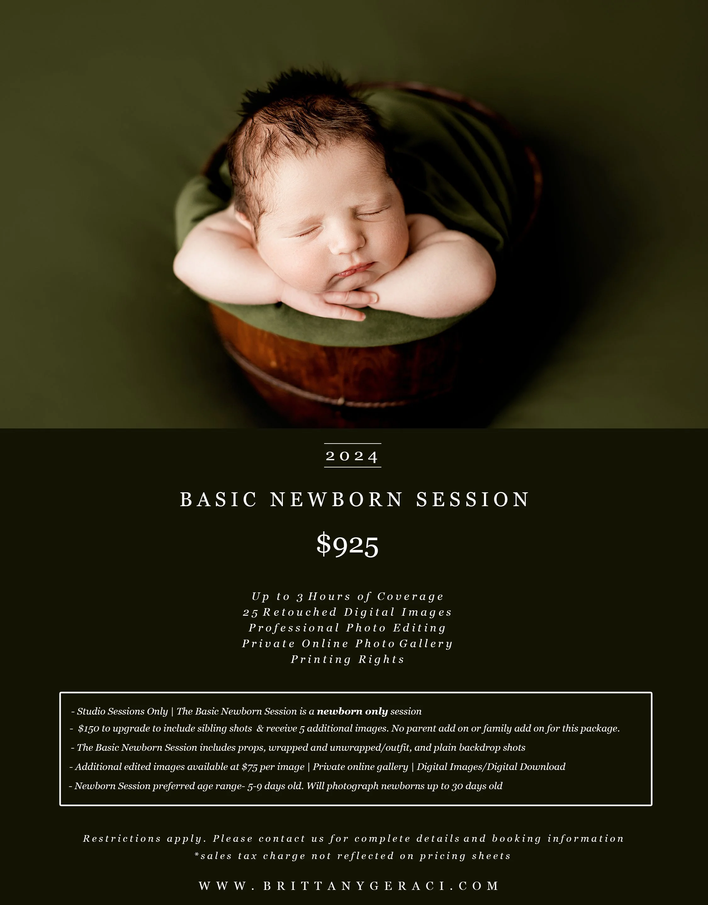 Pricing — BRITTANY GERACI PHOTOGRAPHY