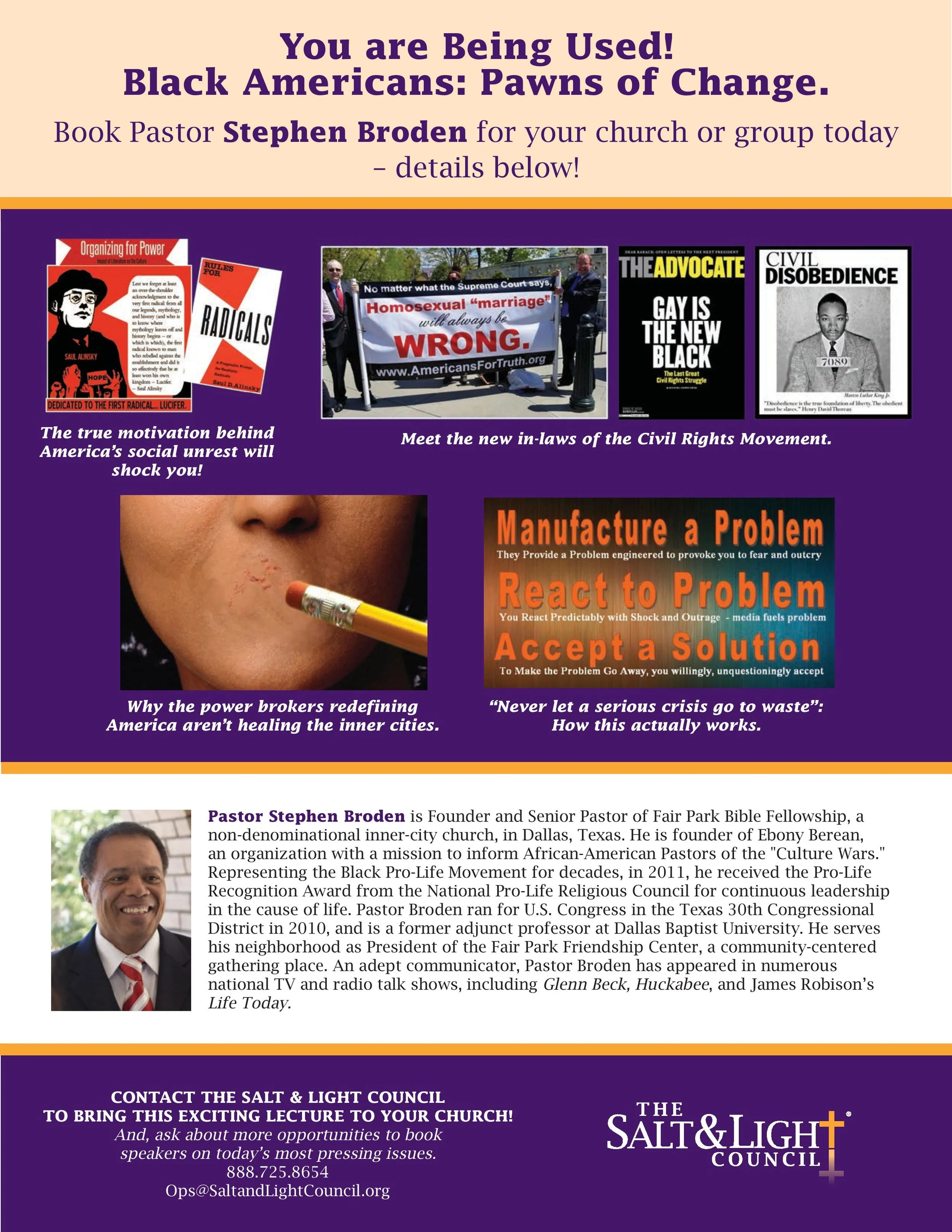 Targeting The Poor - The Salt and Light Council