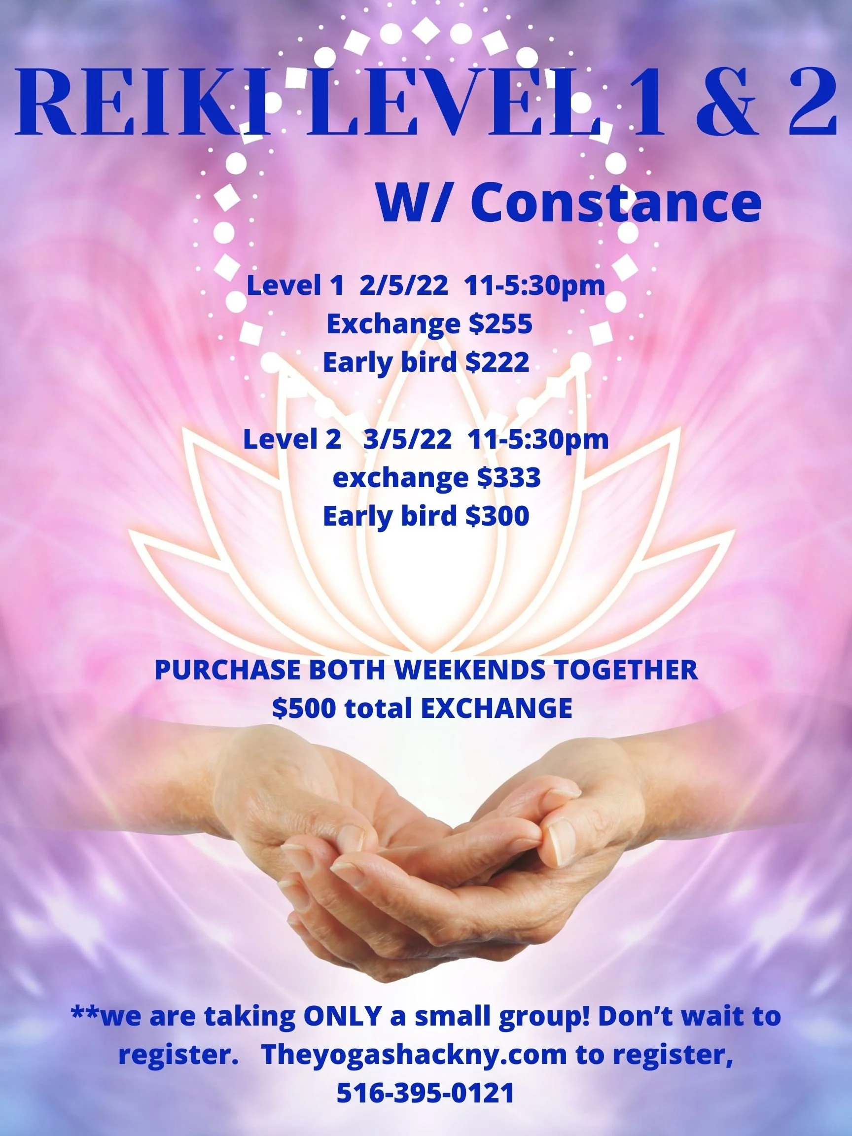 Reiki Level 1 — The Yoga Shack