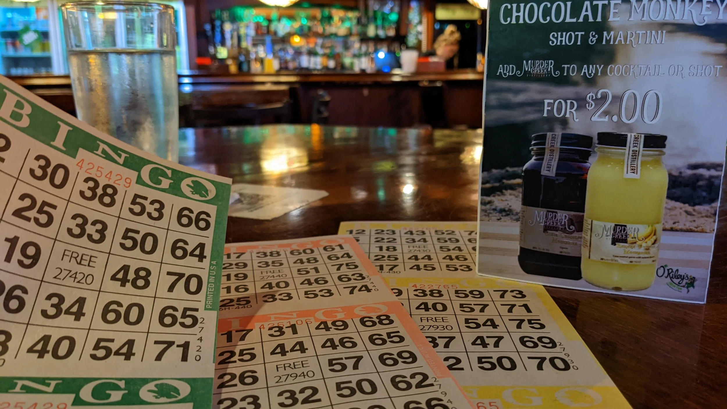 O'Riley's Downtown Calendar — O'Riley's Irish Pub