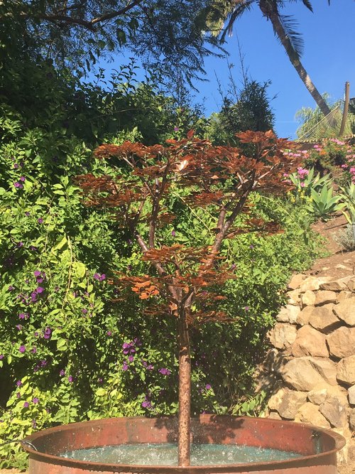The Latigo Oak Tree Fountain — Malibu Fountains