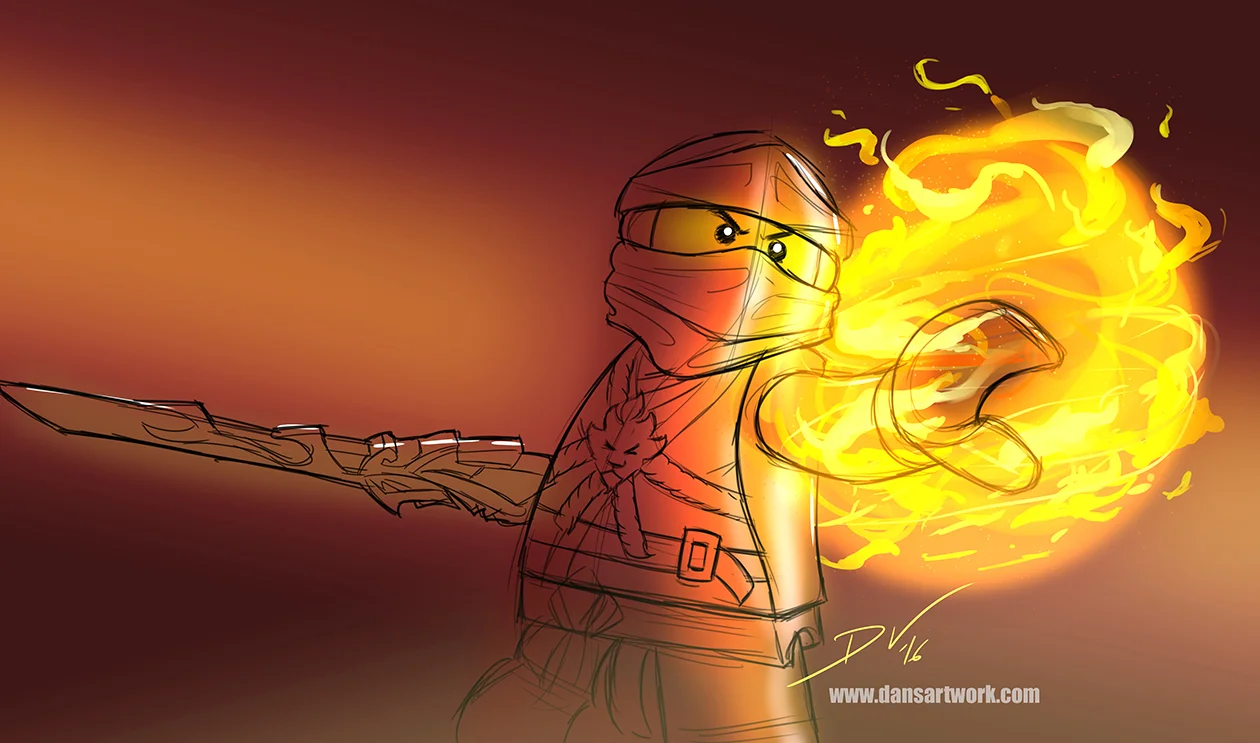 How To Draw Lego Ninjago — The Art of Dan Veesenmeyer