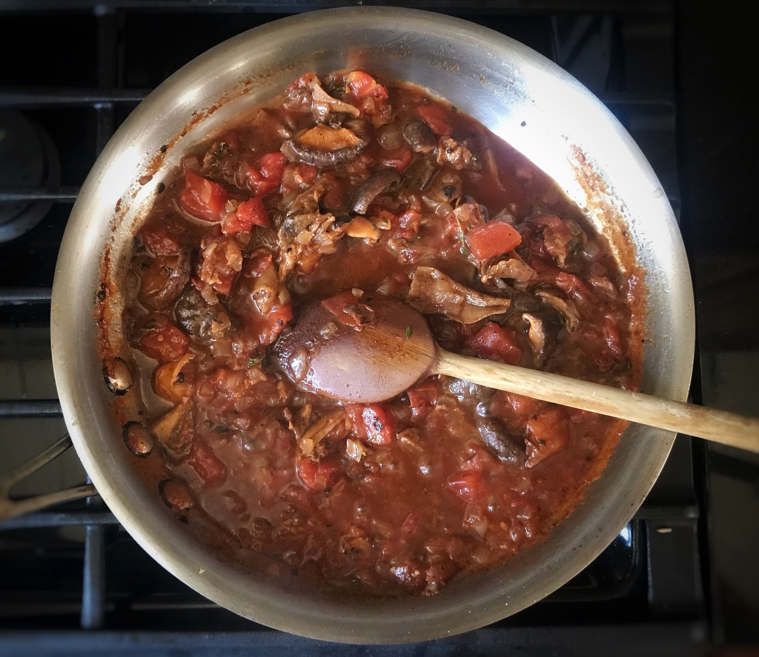 Polenta with Wild Mushroom Ragu — Cooks Without Borders