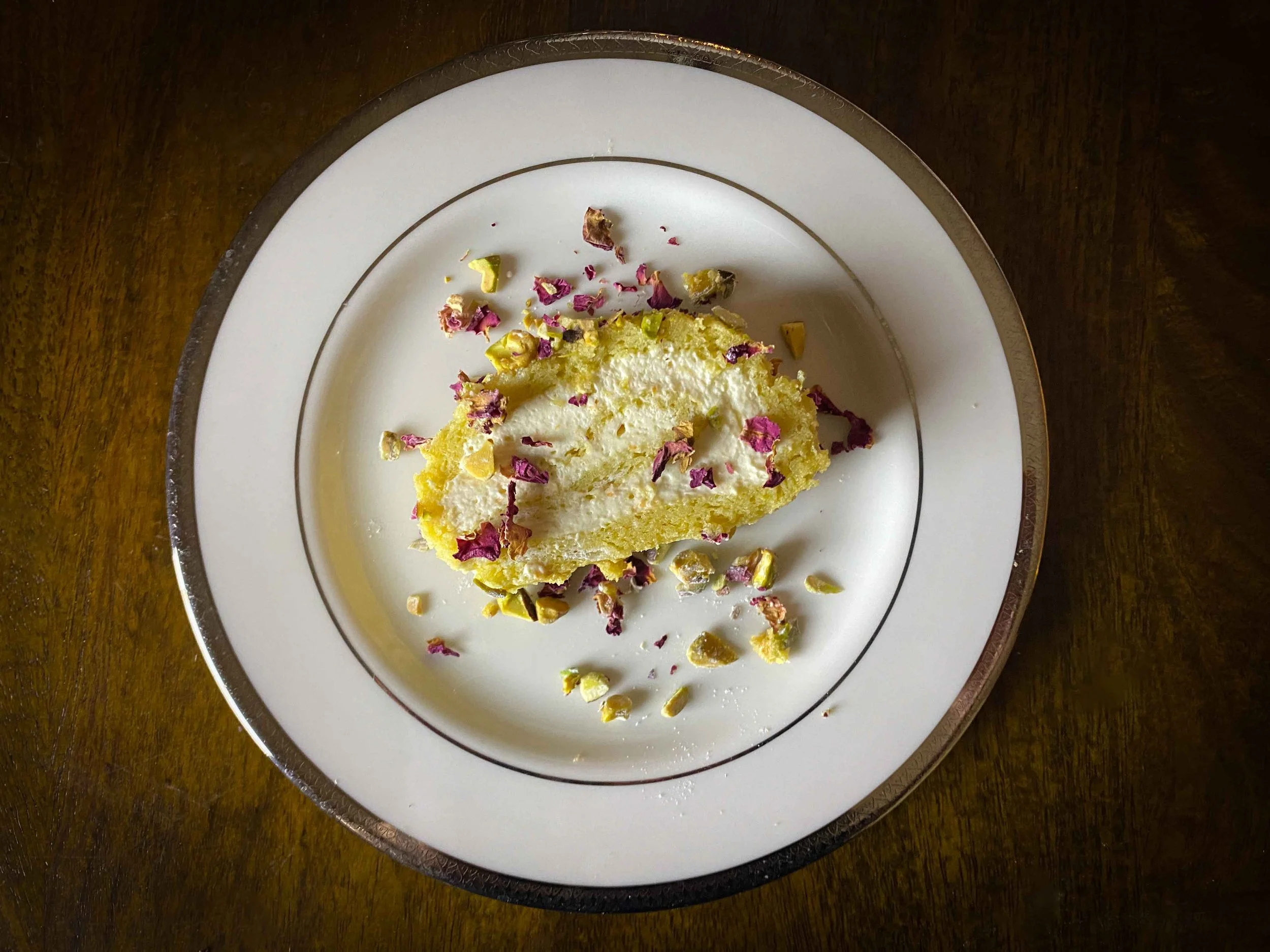 Recipe of the Day: Rose Water Cream Roll — Cooks Without Borders