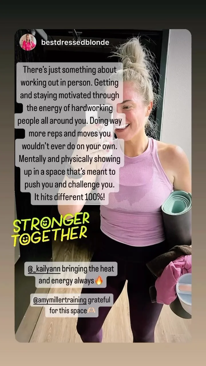 AMT - Amy Miller Training | Hot Training Studio