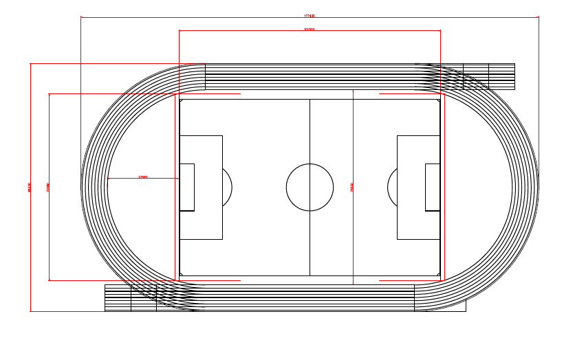 Football Field And Track Dimensions