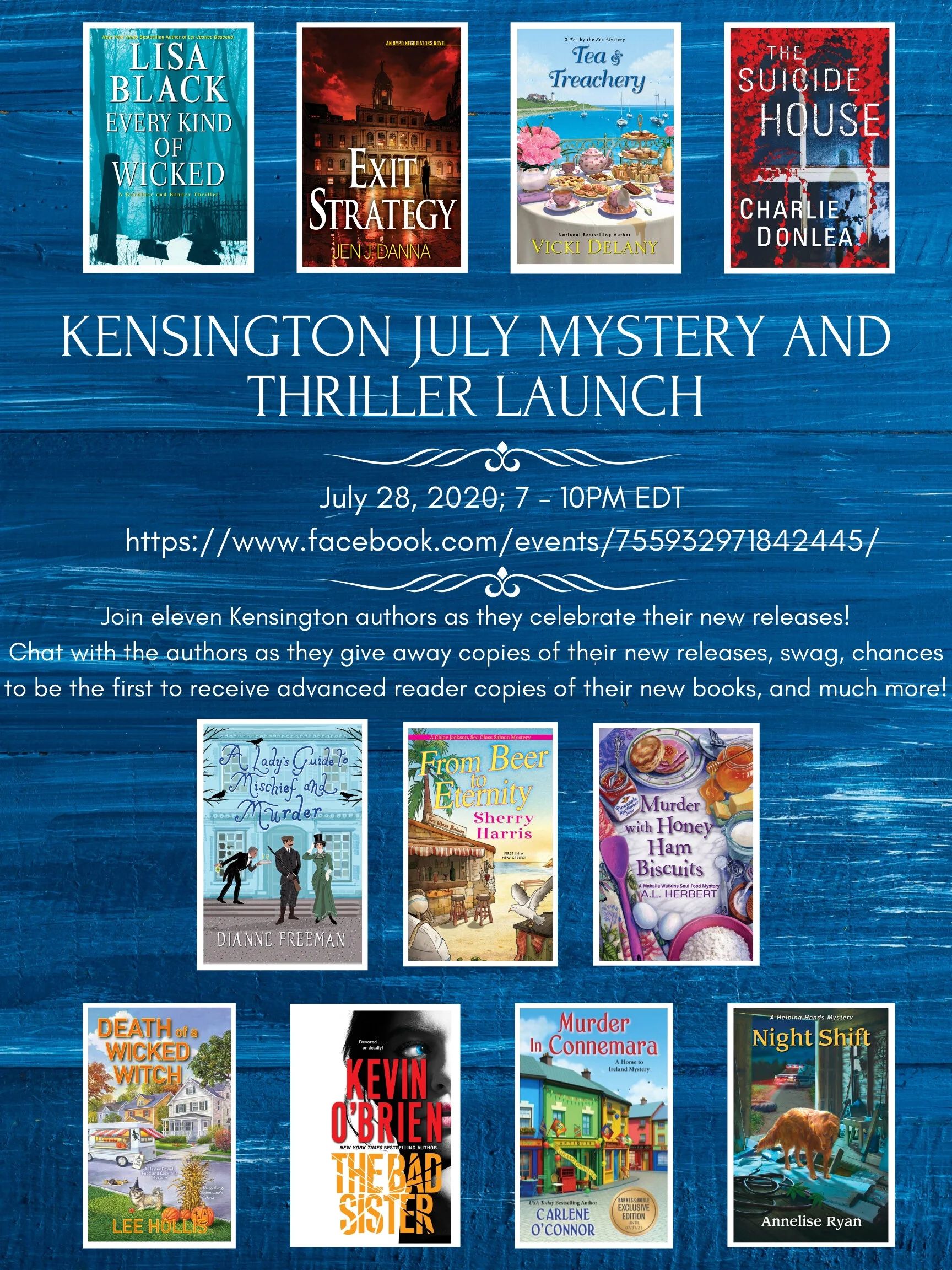 You're Invited to a Multi-Author Book Launch Party! — Jen J. Danna/Sara ...