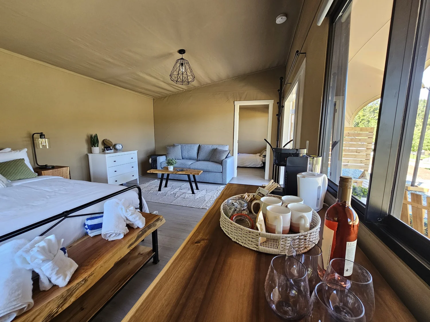 Glamping Tents In BC | Book Glamping | Port Browning Marina