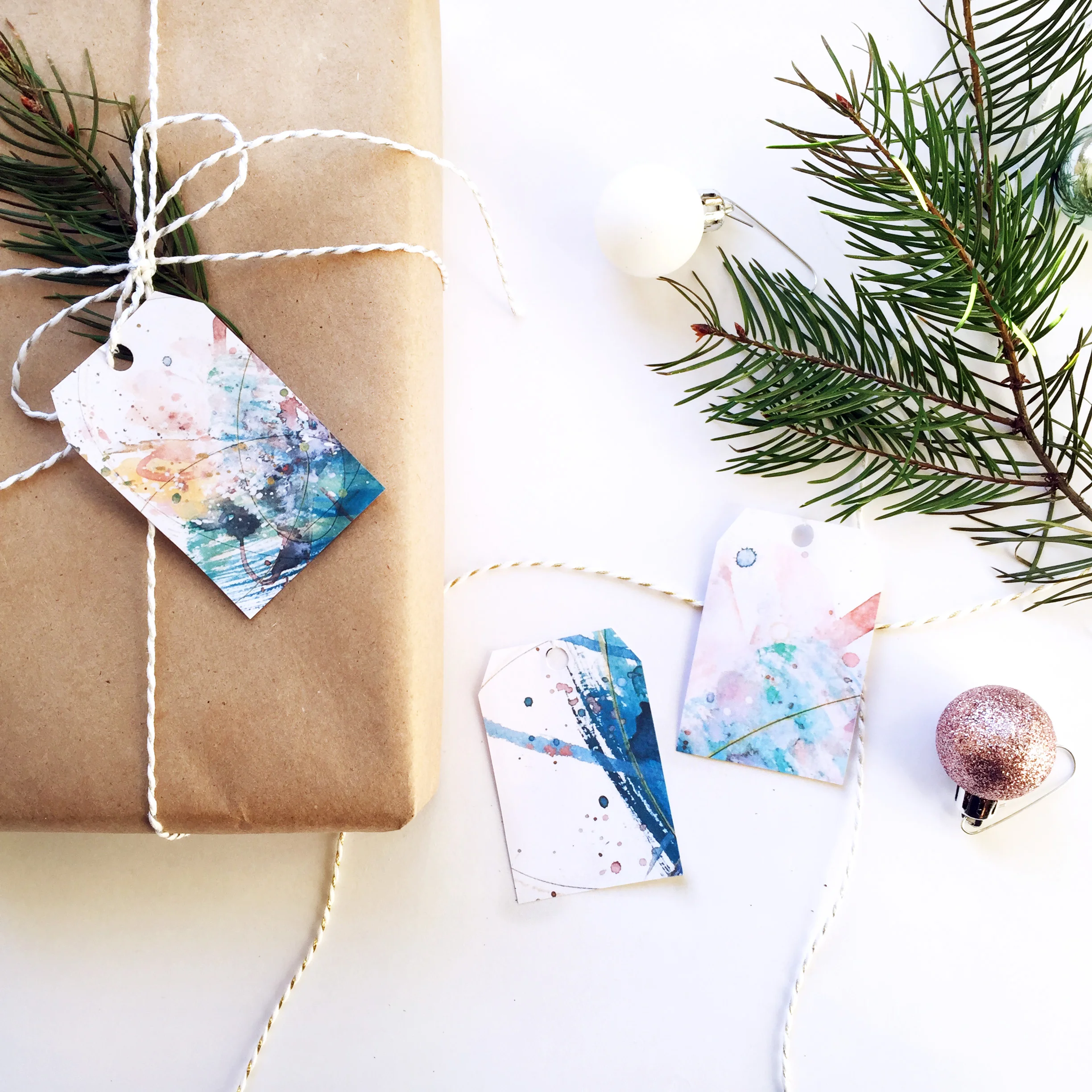 Gift Wrapping made Simple + Printable gift tag download enclosed ...