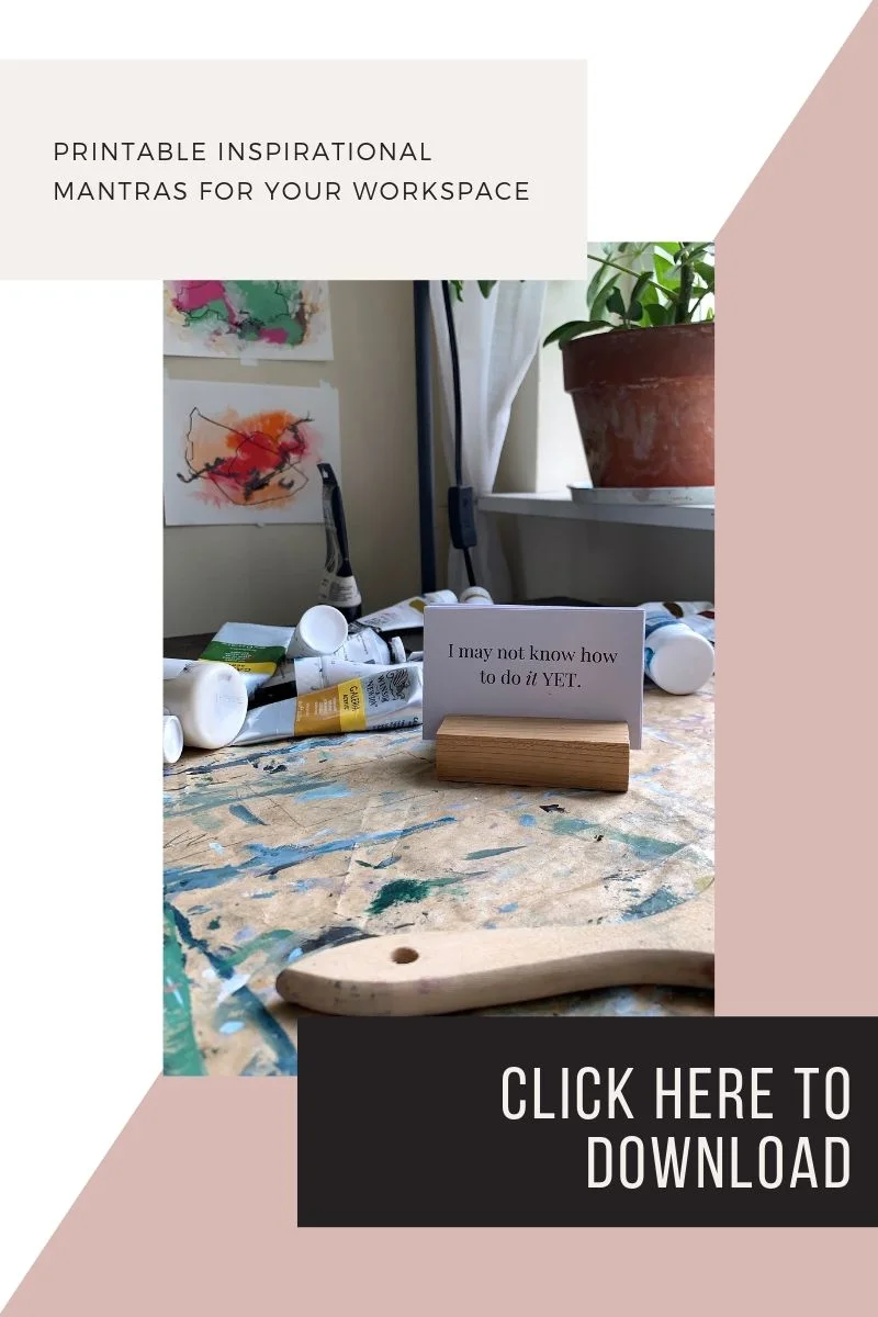 A new studio practice + FREE Printable Mantras to help inspire you ...