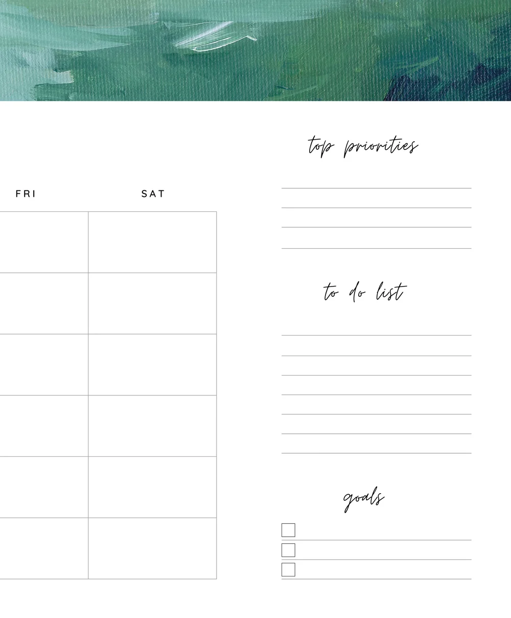 Monthly Art Wall Planners — Kendra Castillo