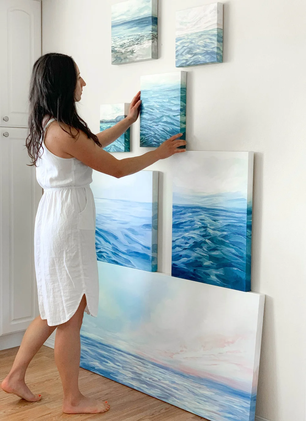 Thoughts behind the painting: Jumping In — Kendra Castillo