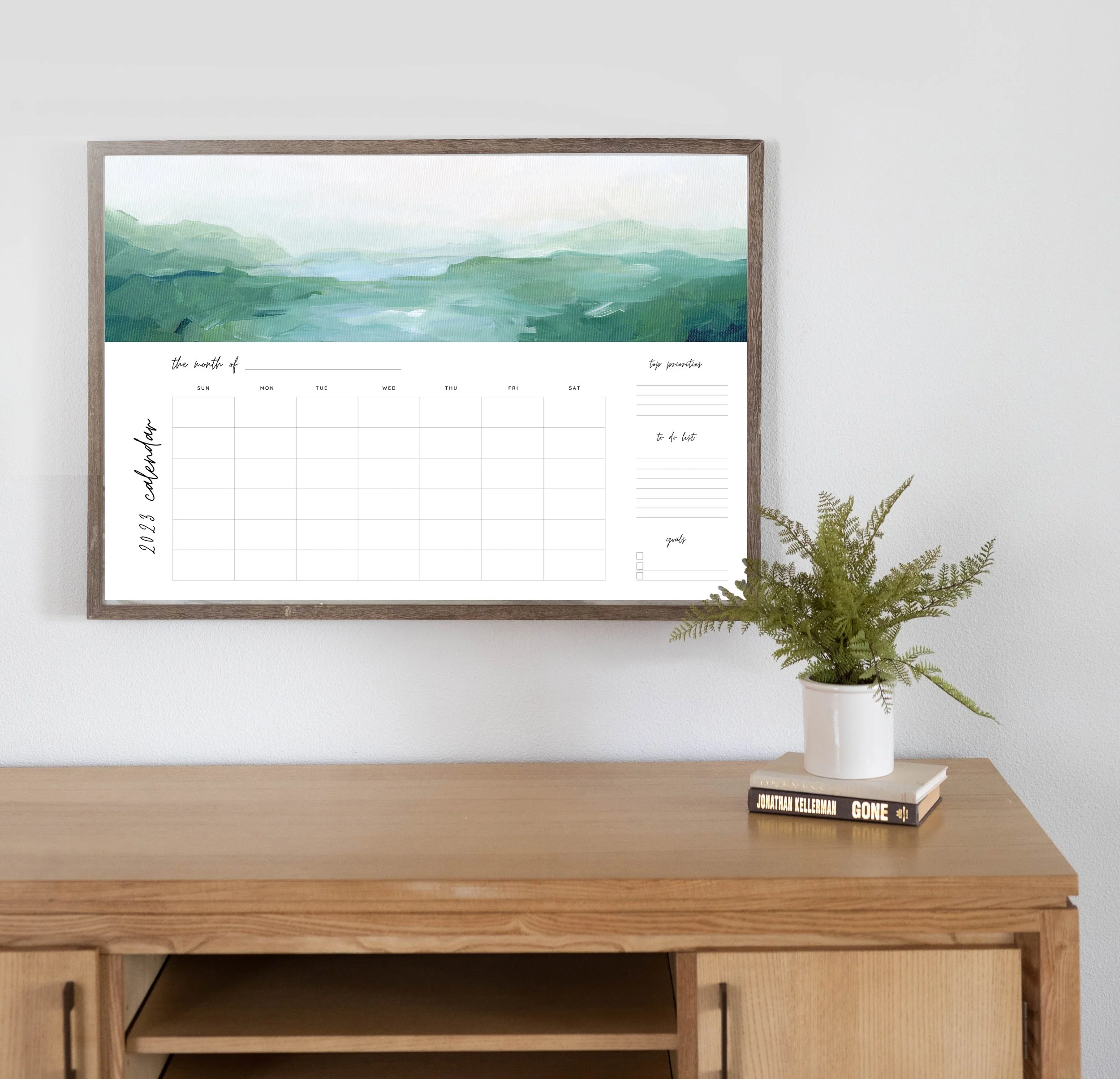 Monthly Art Wall Planners — Kendra Castillo