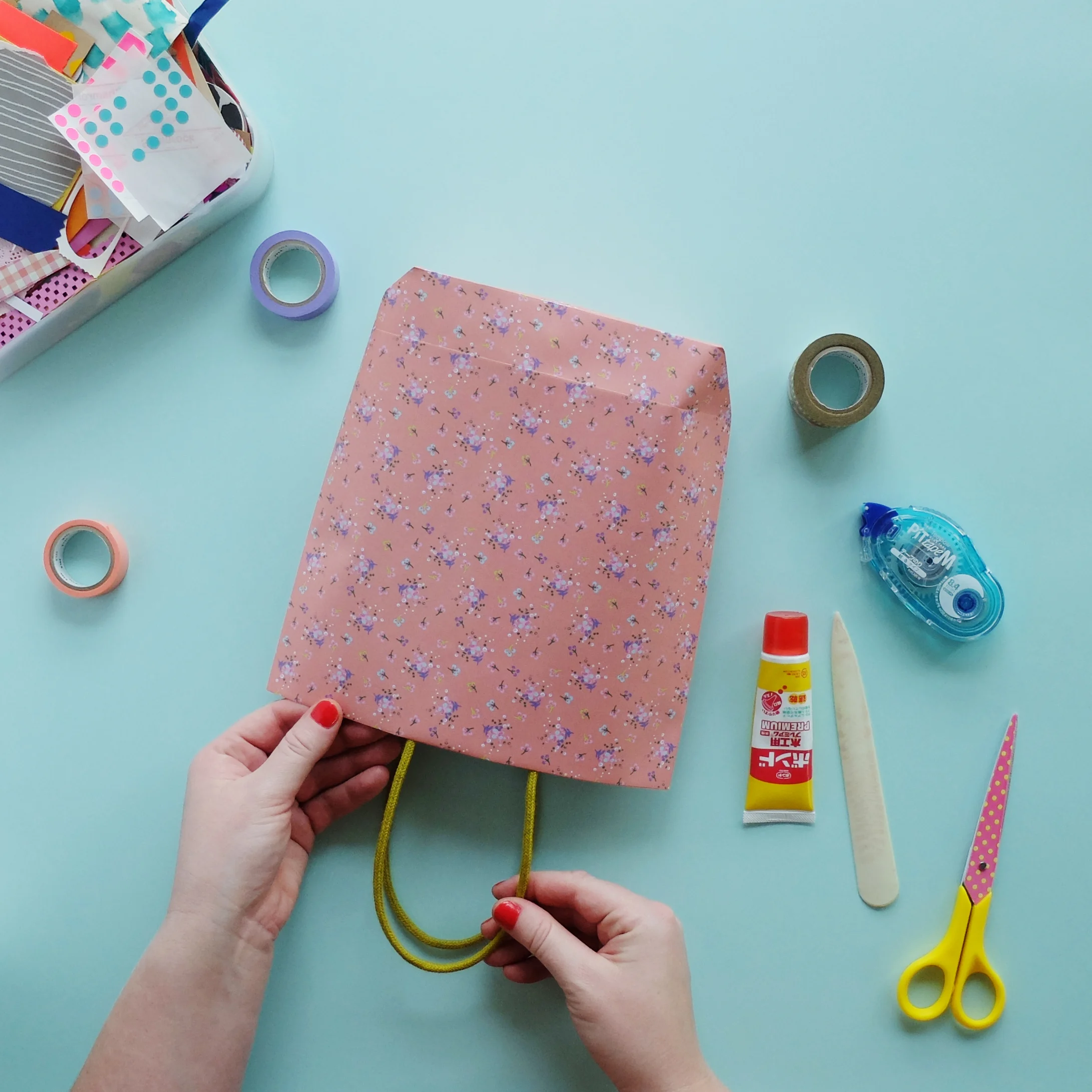 4. Handmade Paper Bag — HELLO SANDWICH